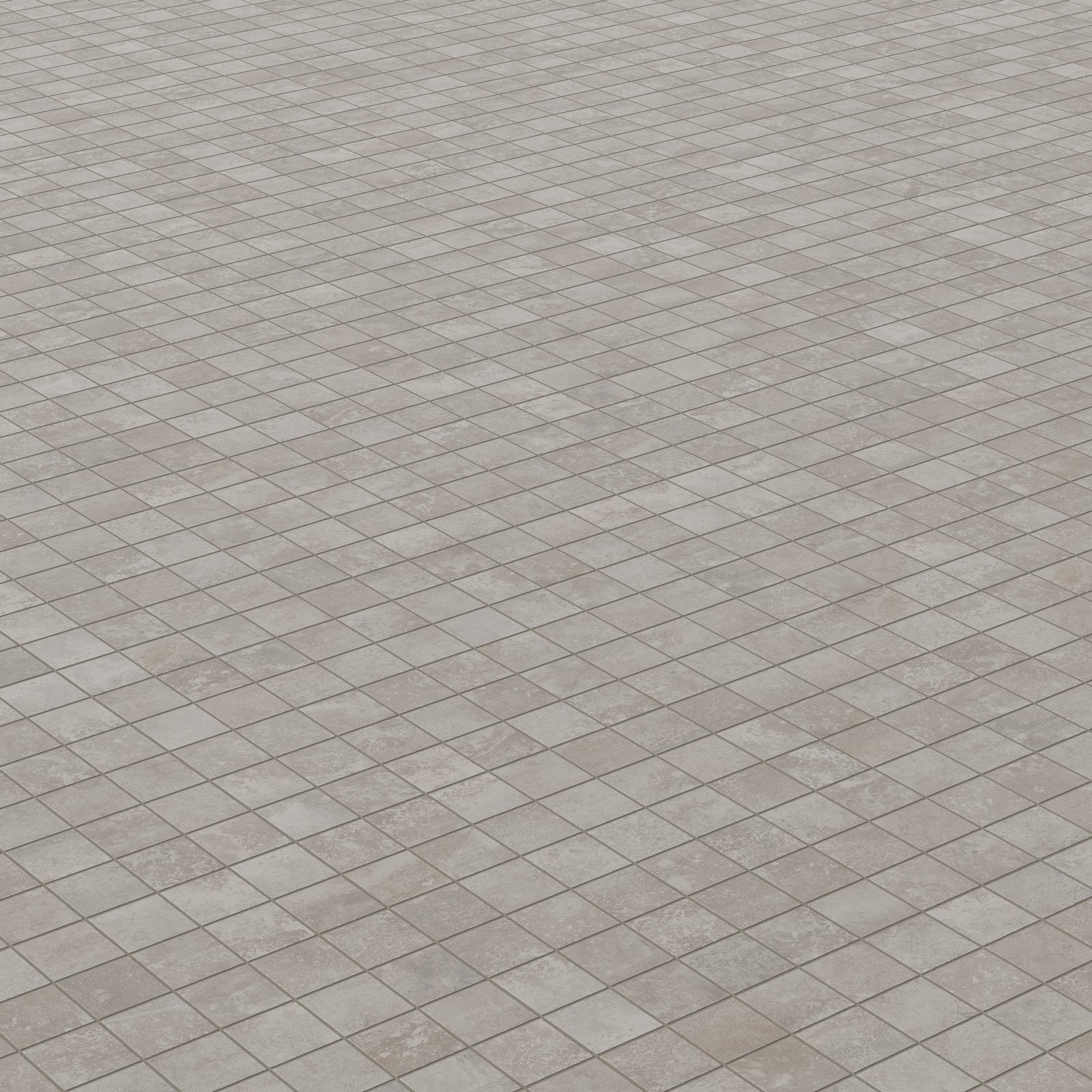 Pierce Stone 2x2 Matte: Concrete Look Mosaic, Made in the USA