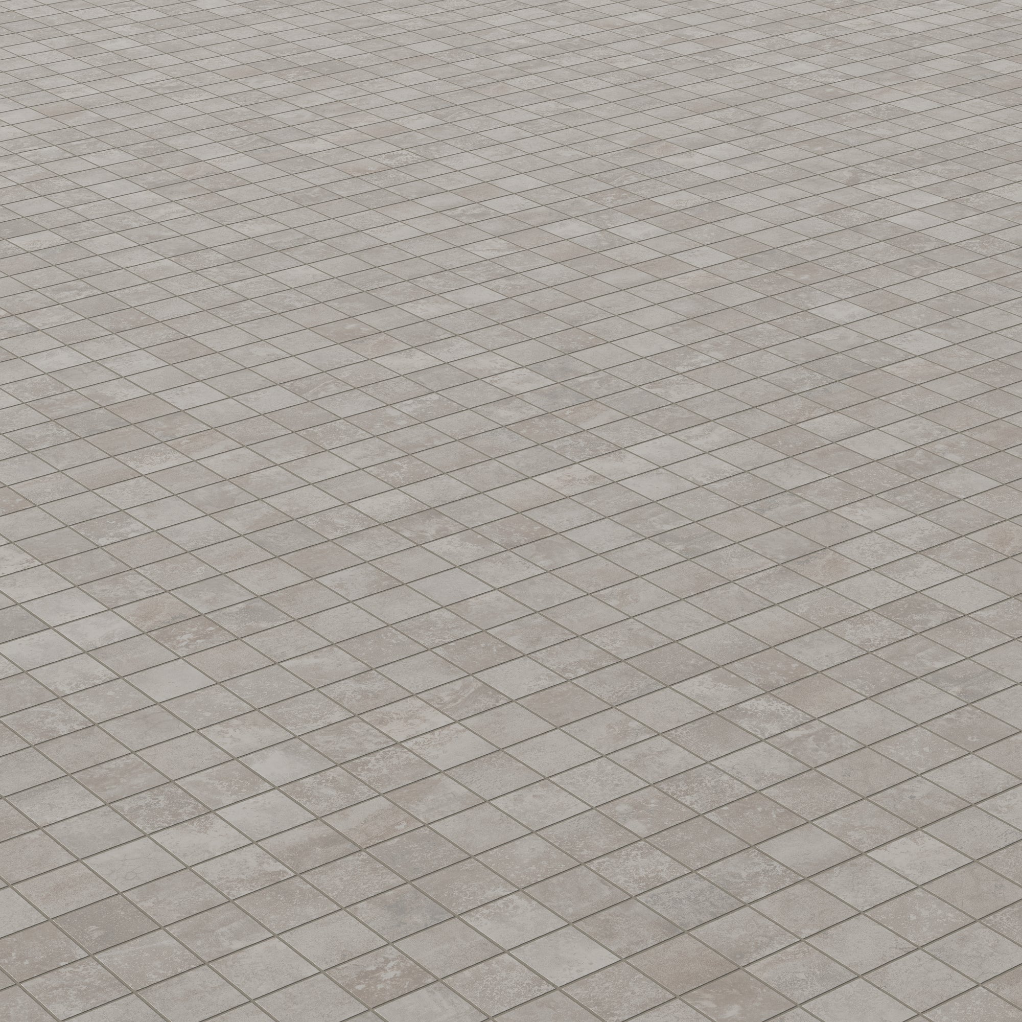 Pierce Stone 2x2 Matte: Concrete Look Mosaic, Made in the USA