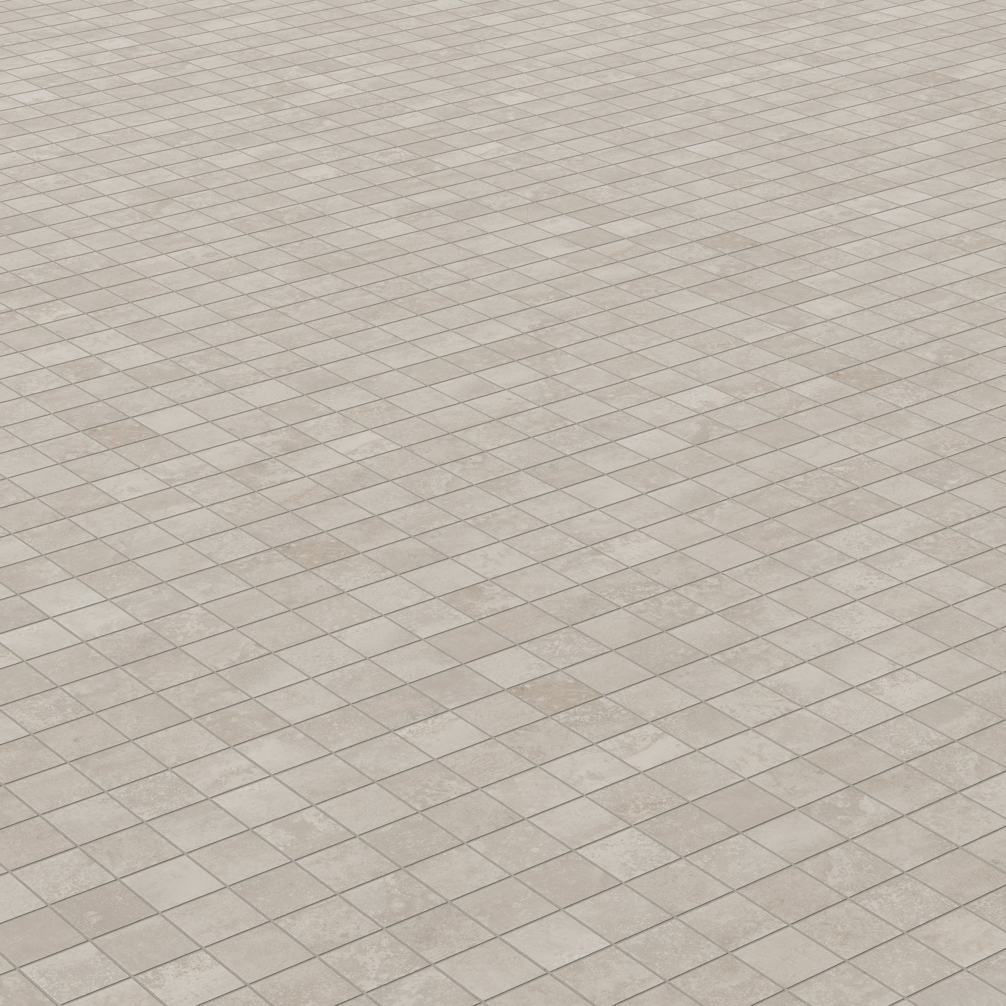 Pierce Dune 2x2 Matte: Concrete Look Mosaic, Made in the USA