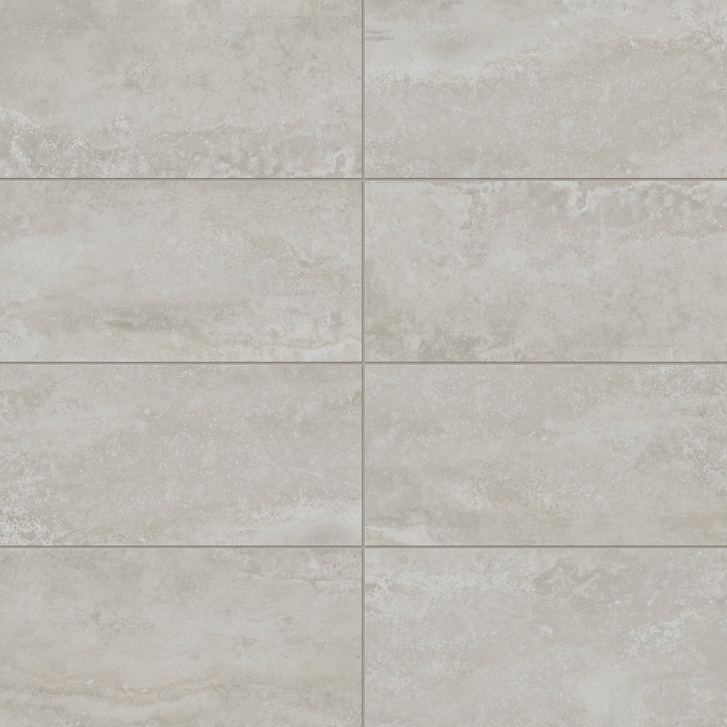 Pierce Ash 12x24 Matte: US-Made Concrete Look Porcelain Tile