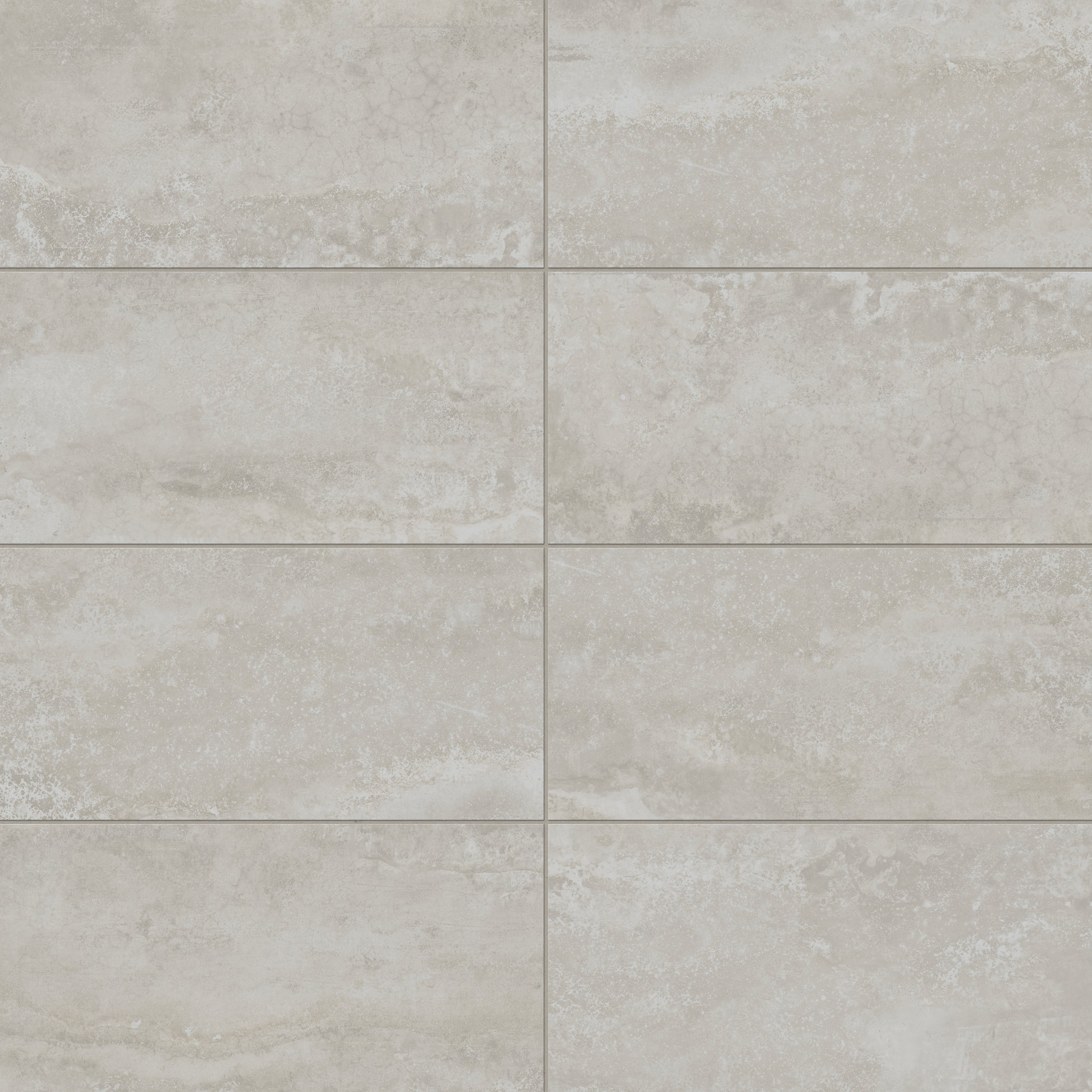 Pierce Ash 12x24 Matte: US-Made Concrete Look Porcelain Tile