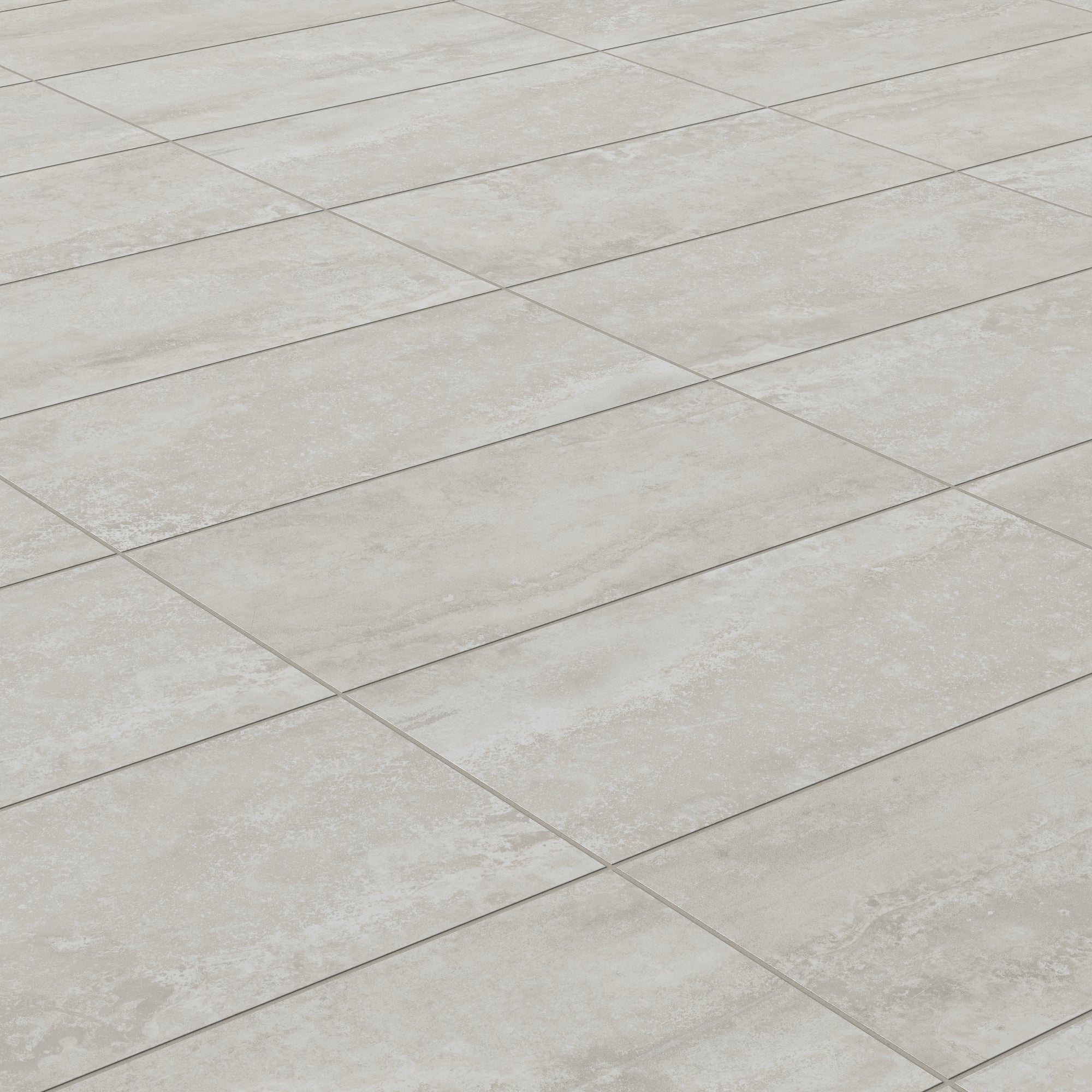Pierce Ash 12x24 Matte: US-Made Concrete Look Porcelain Tile
