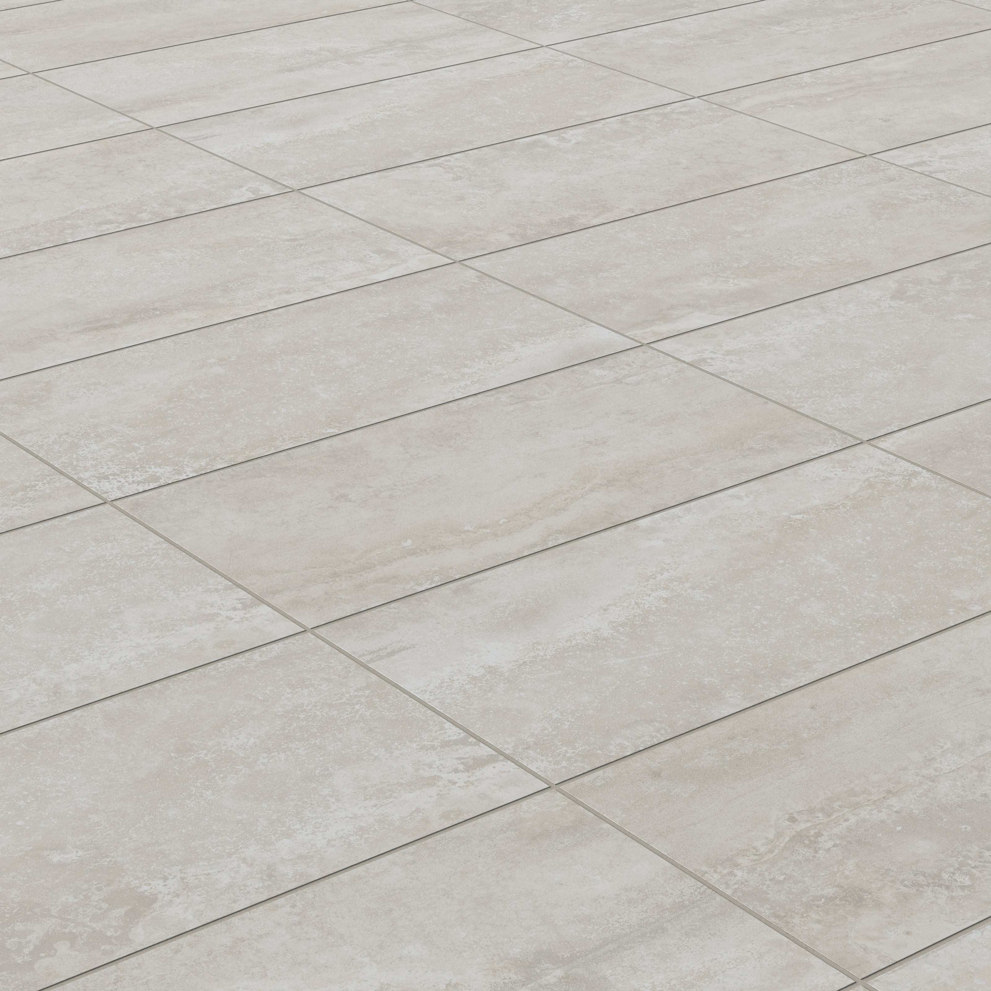Pierce Ash 12x24 Matte: US-Made Concrete Look Porcelain Tile