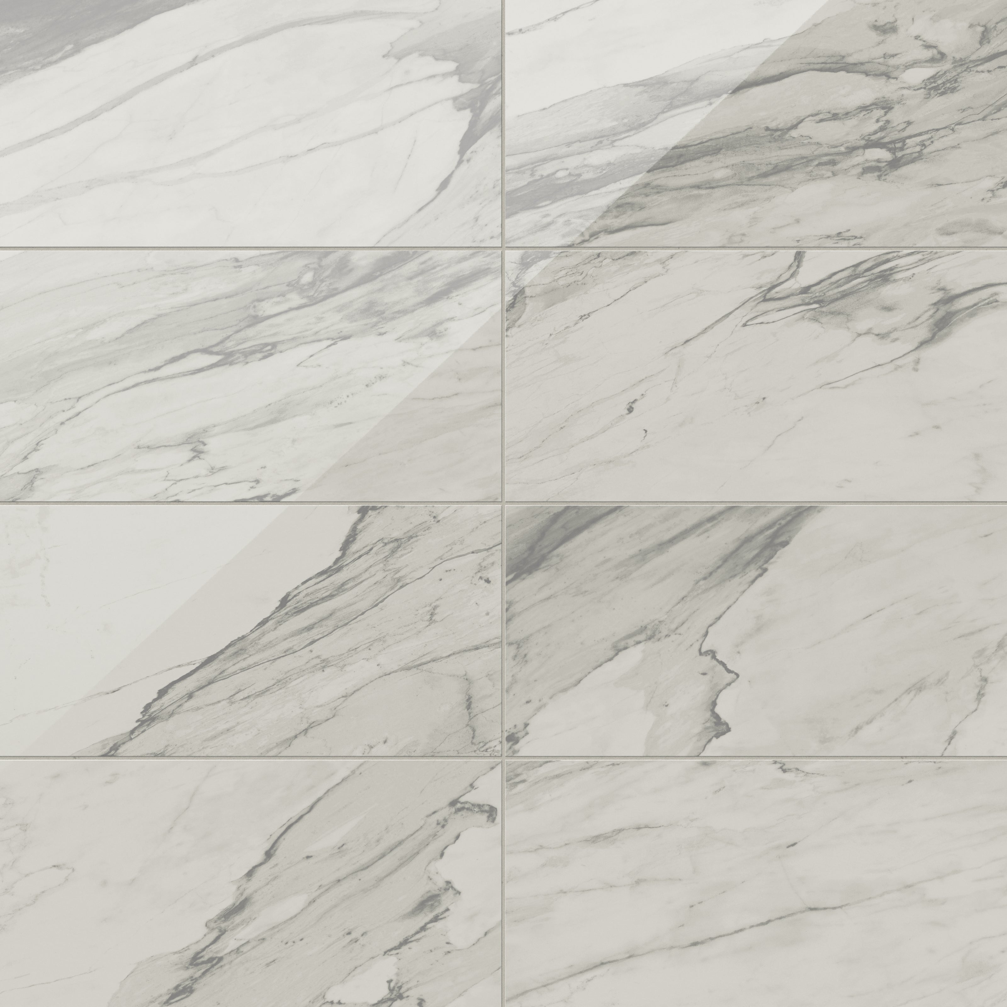 Chantel 12x24 Polished Porcelain Tile in Apuano