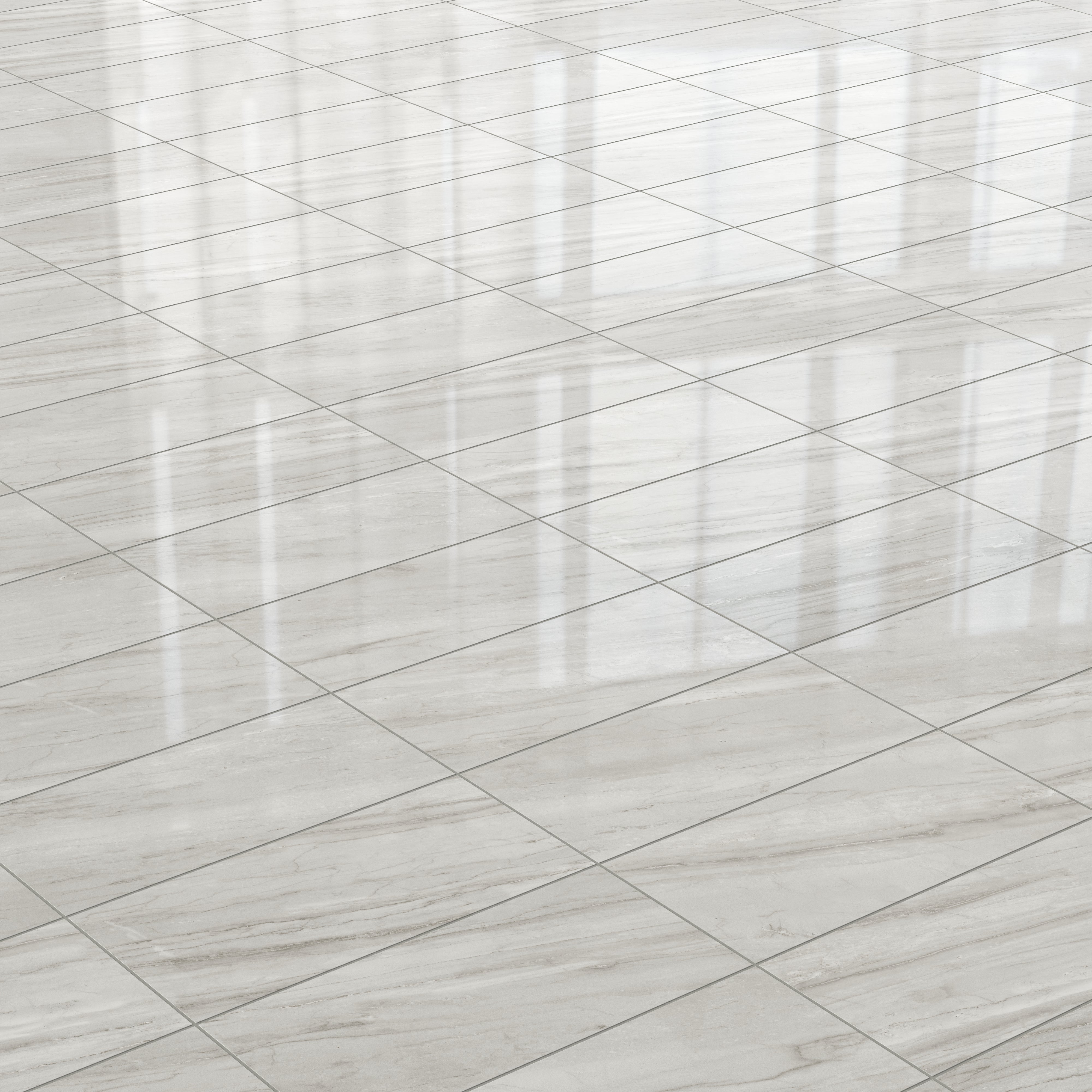 Chantel 12x24 Polished Porcelain Tile in Alaska Grey