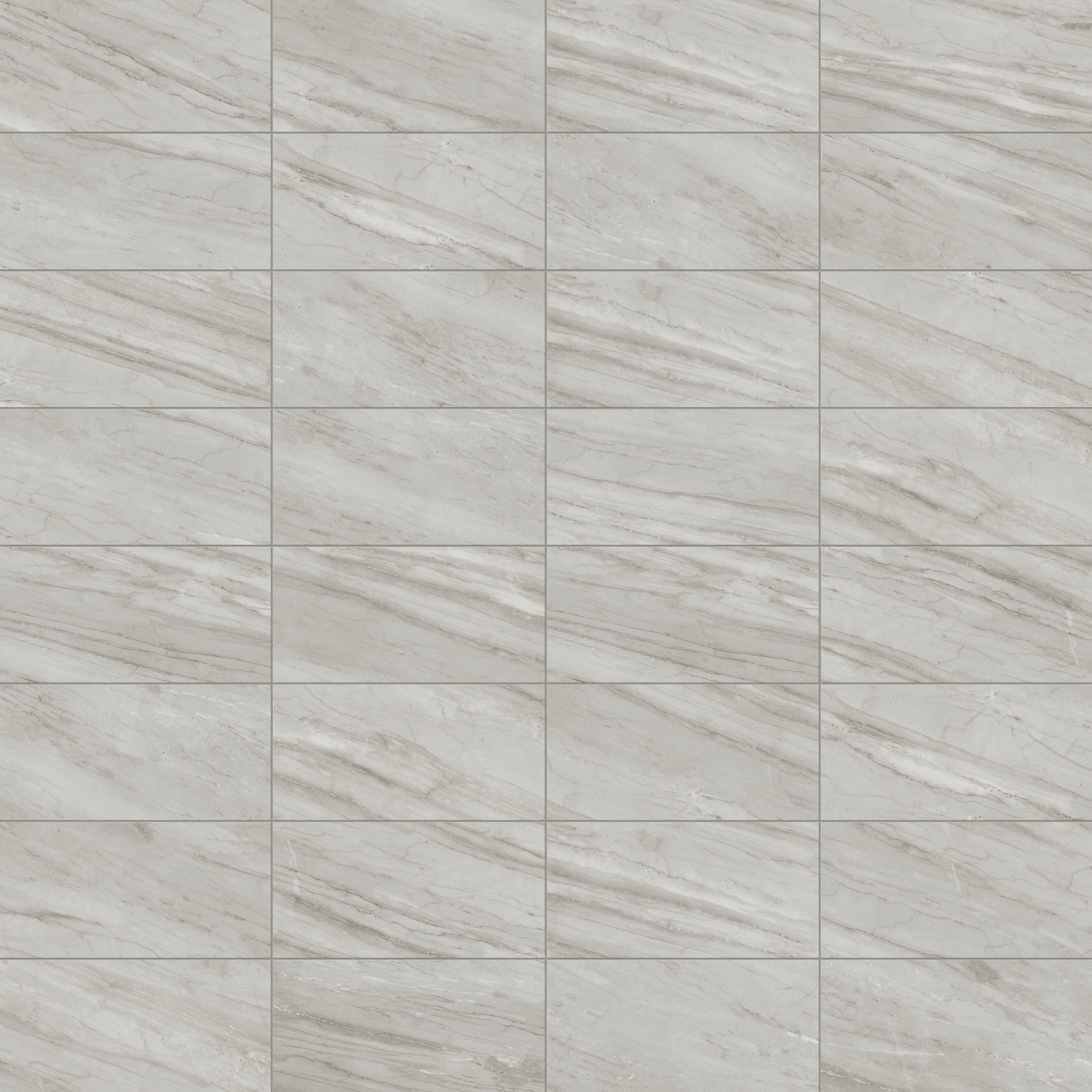 Chantel 12x24 Polished Porcelain Tile in Alaska Grey