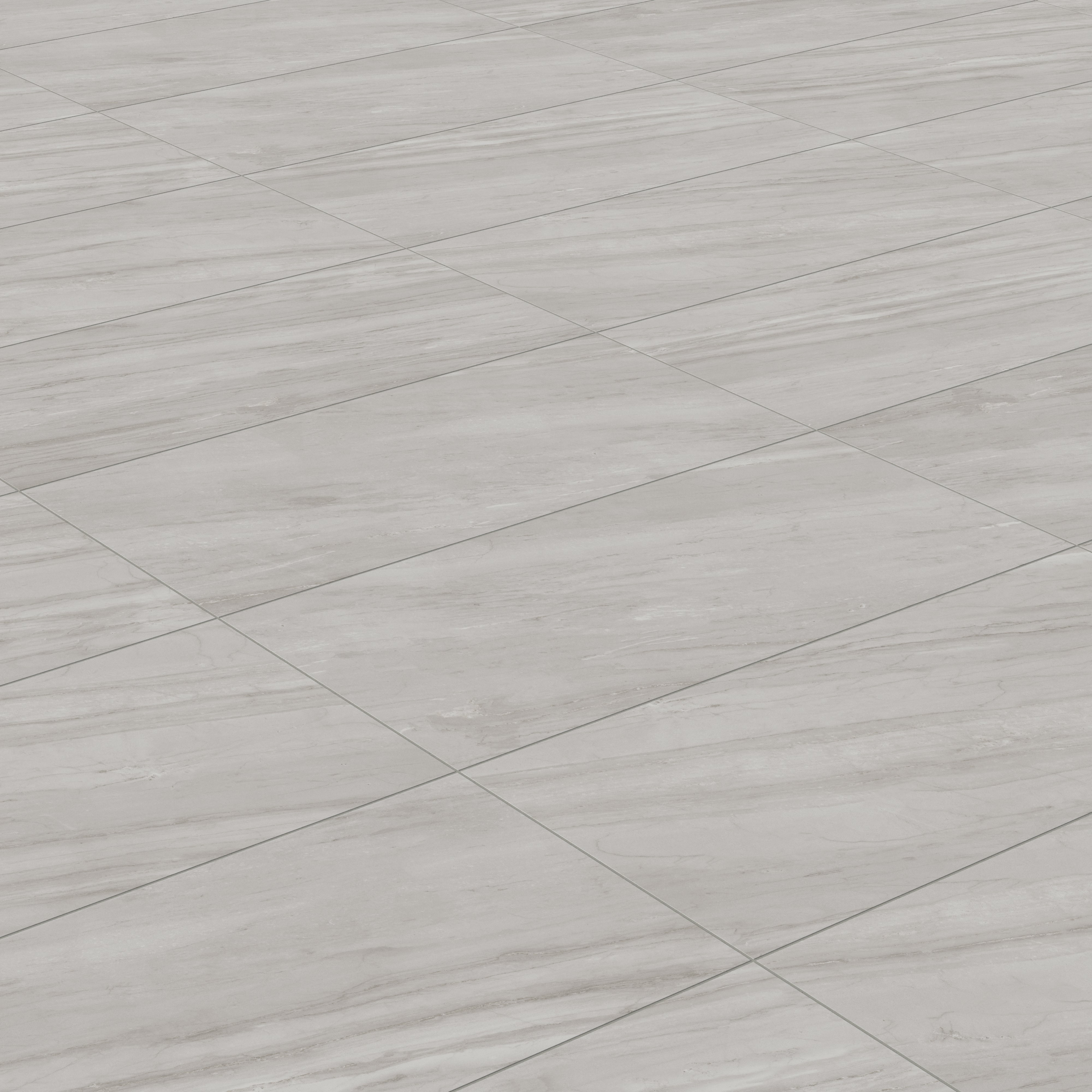 Chantel 24x48 Matte Porcelain Tile in Alaska Grey