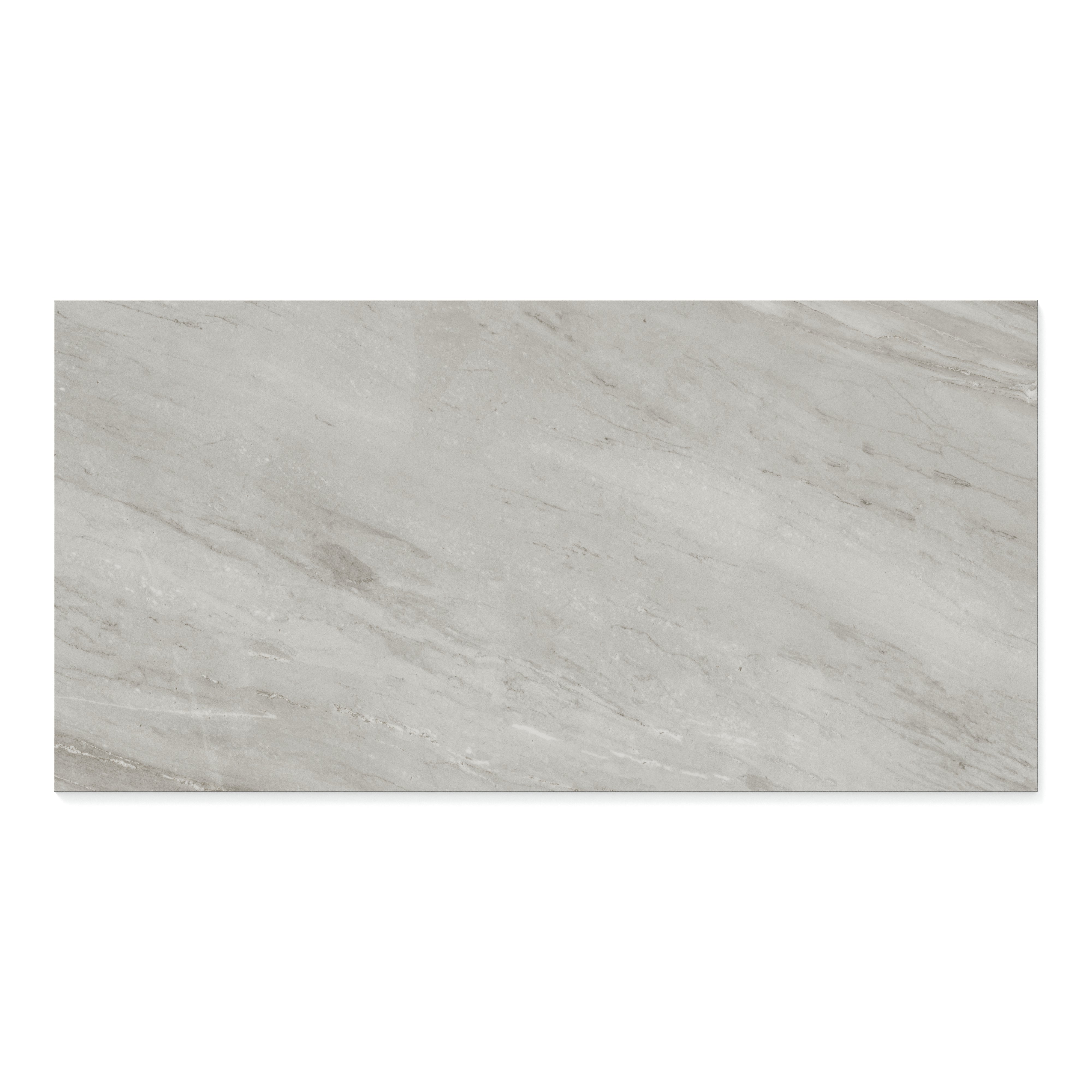 Chantel 24x48 Polished Porcelain Tile in Alaska Grey