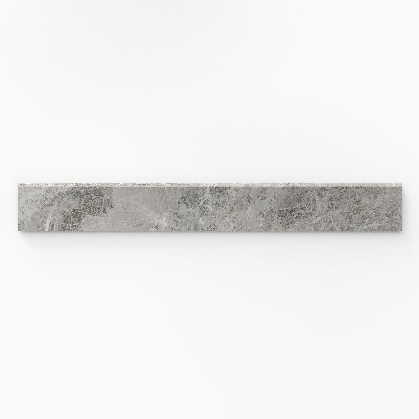 Chantel 3x24 Polished Porcelain Bullnose Tile in Imperial