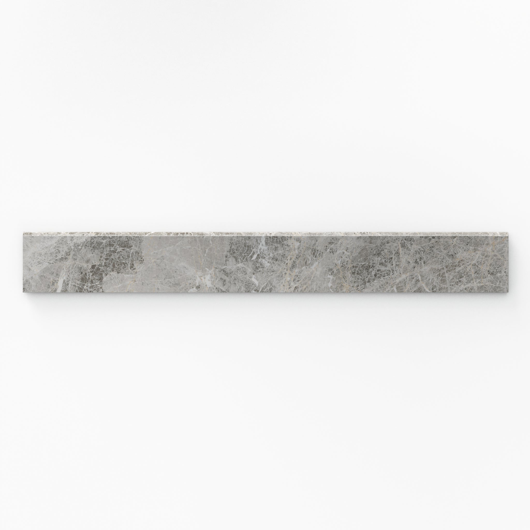Chantel 3x24 Polished Porcelain Bullnose Tile in Imperial