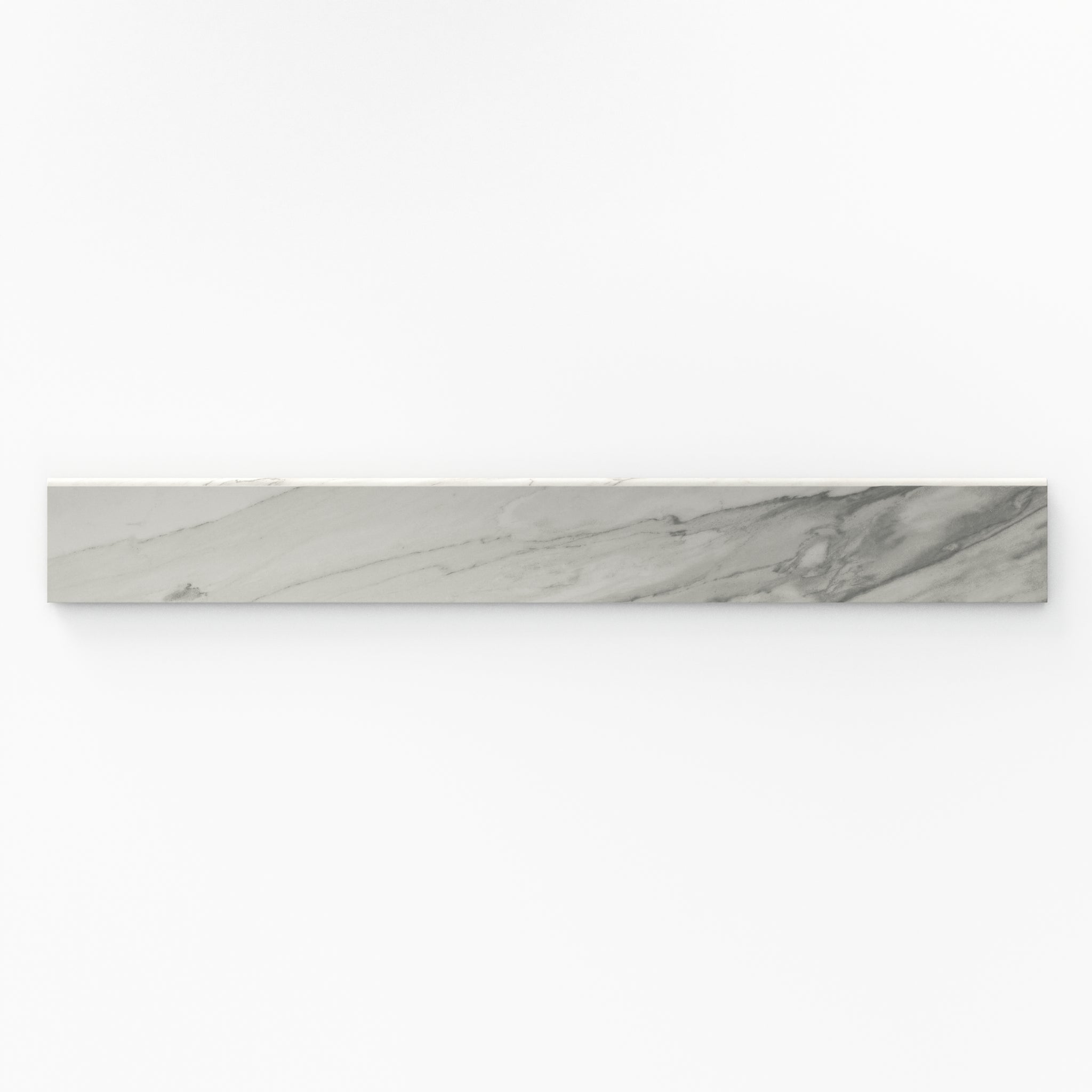 Chantel 3x24 Matte Porcelain Bullnose Tile in Apuano