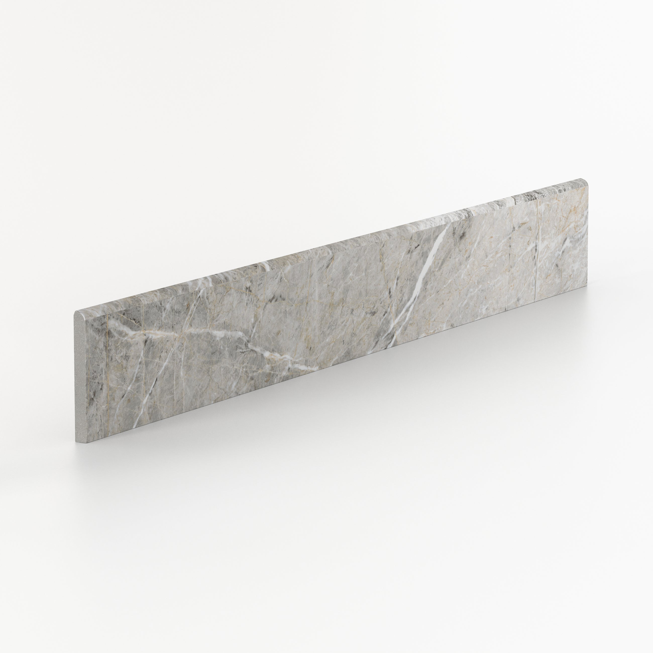 Chantel 3x24 Matte Porcelain Bullnose Tile in Imperial