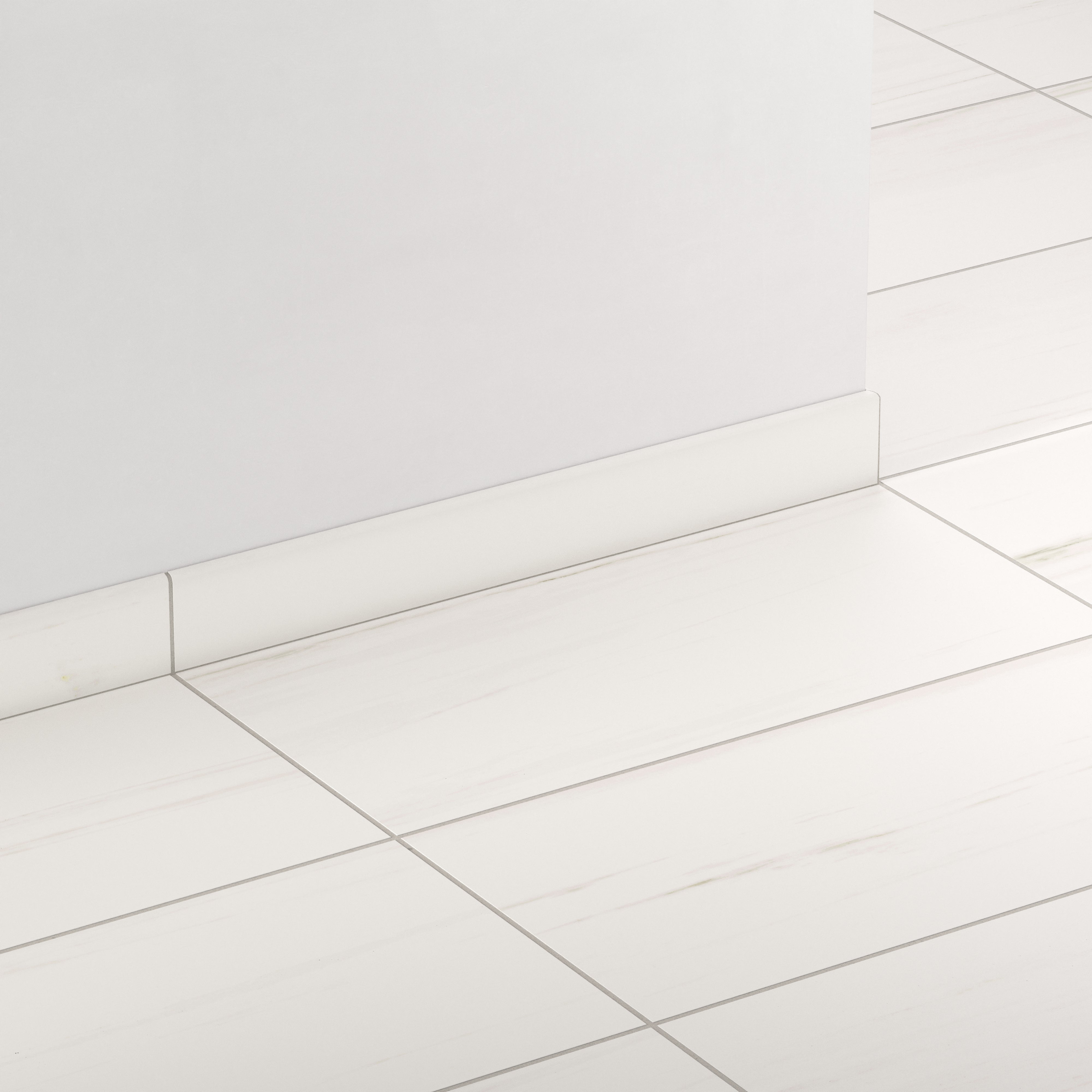 Chantel 3x24 Matte Porcelain Bullnose Tile in Dolomite