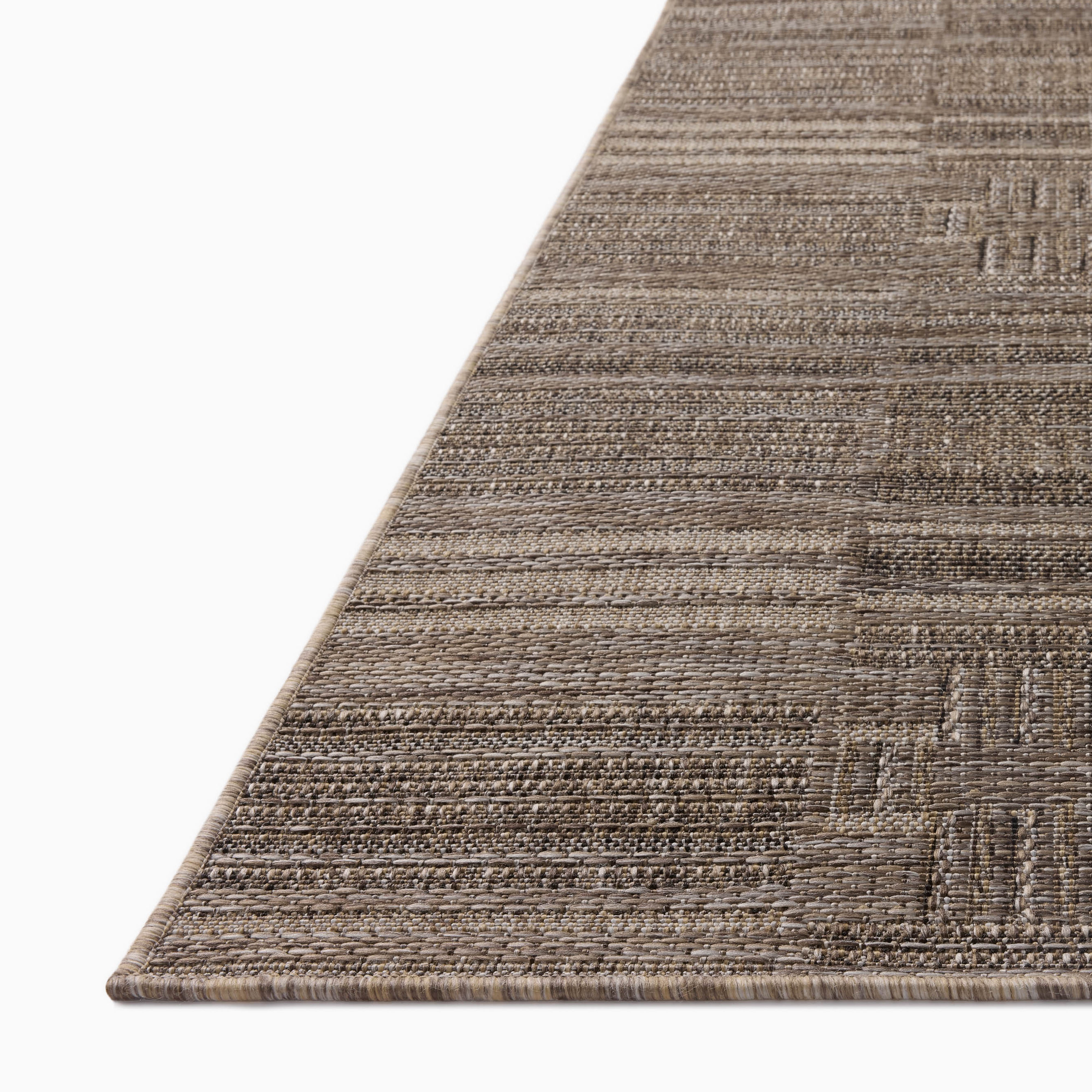 Hemlocke Indoor/Outdoor Rug in Natural / Beige, 2'3" x 3'9"