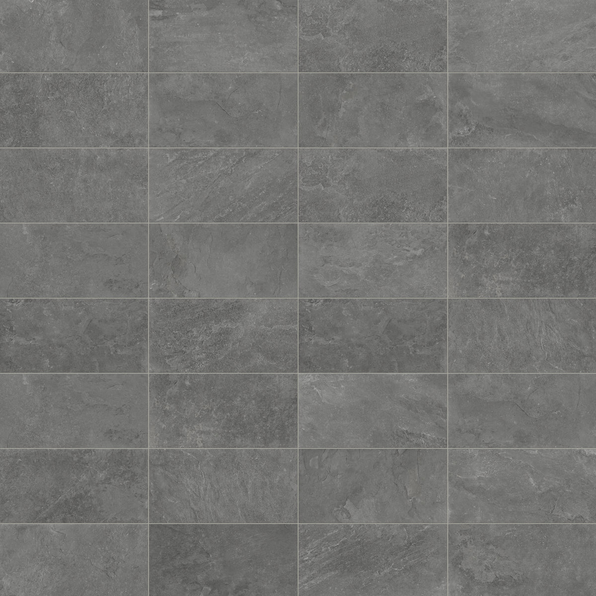 Wren 12x24 Matte Porcelain Tile in Charcoal