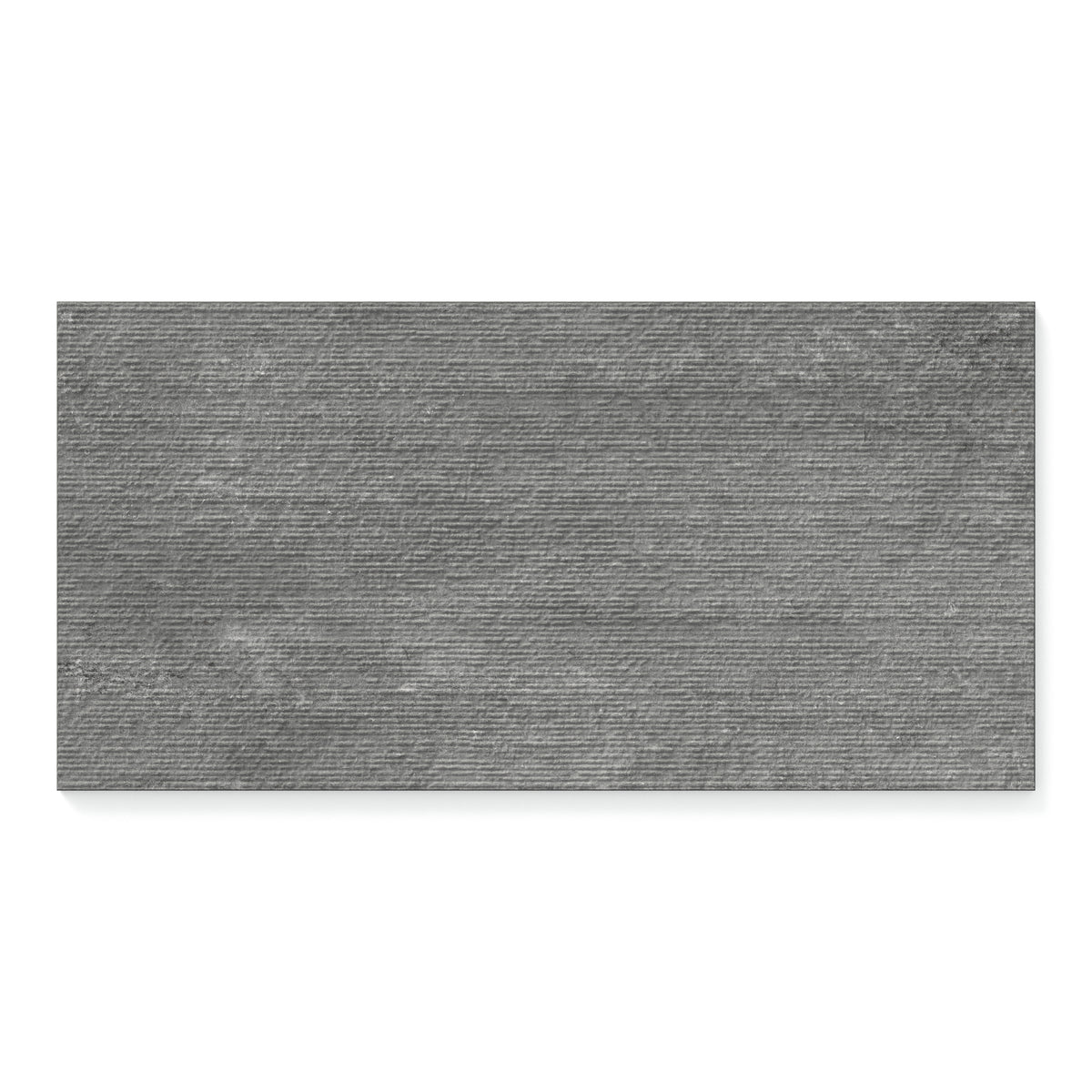 Wren 12x24 Chiseled Porcelain Tile in Charcoal