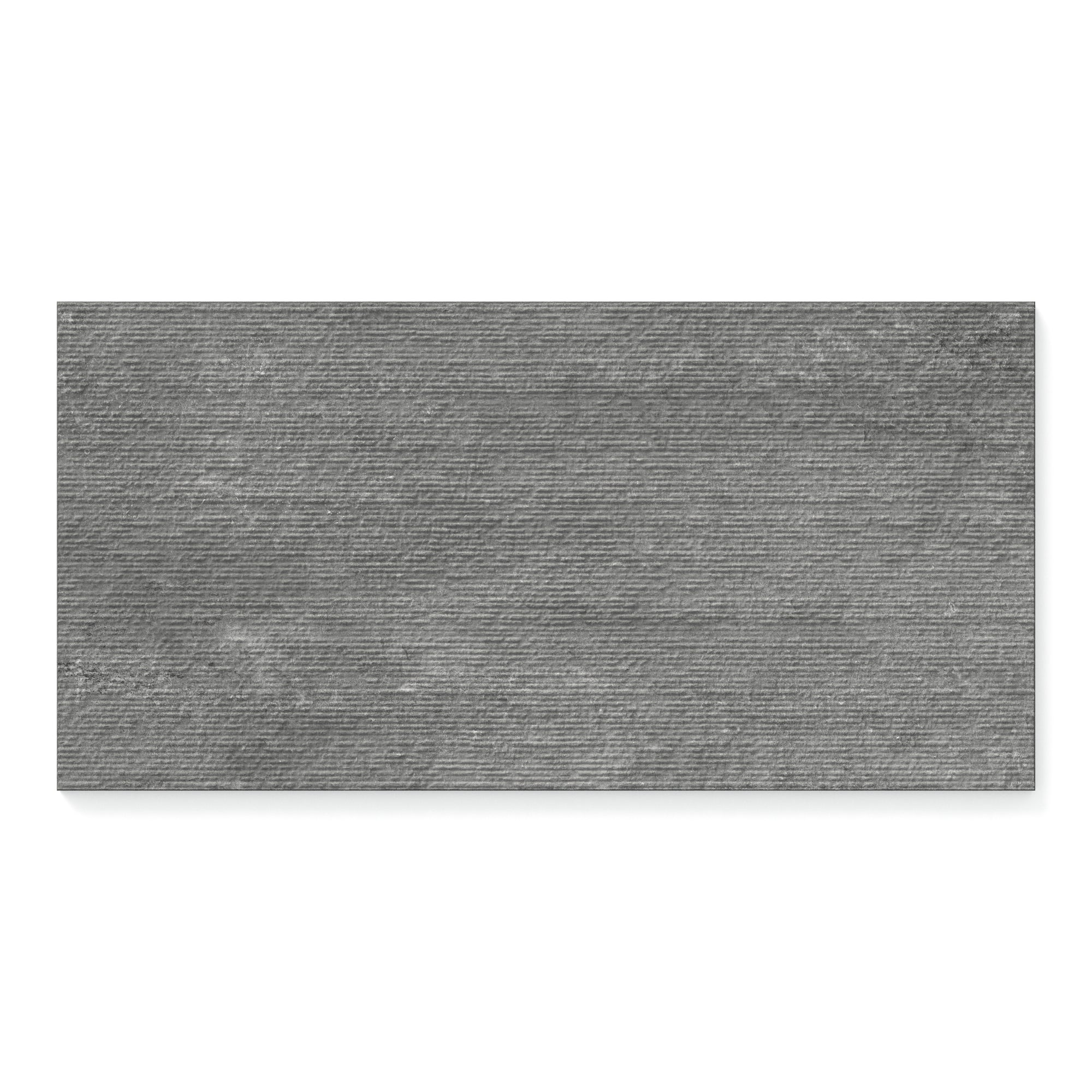 Wren 12x24 Chiseled Porcelain Tile in Charcoal