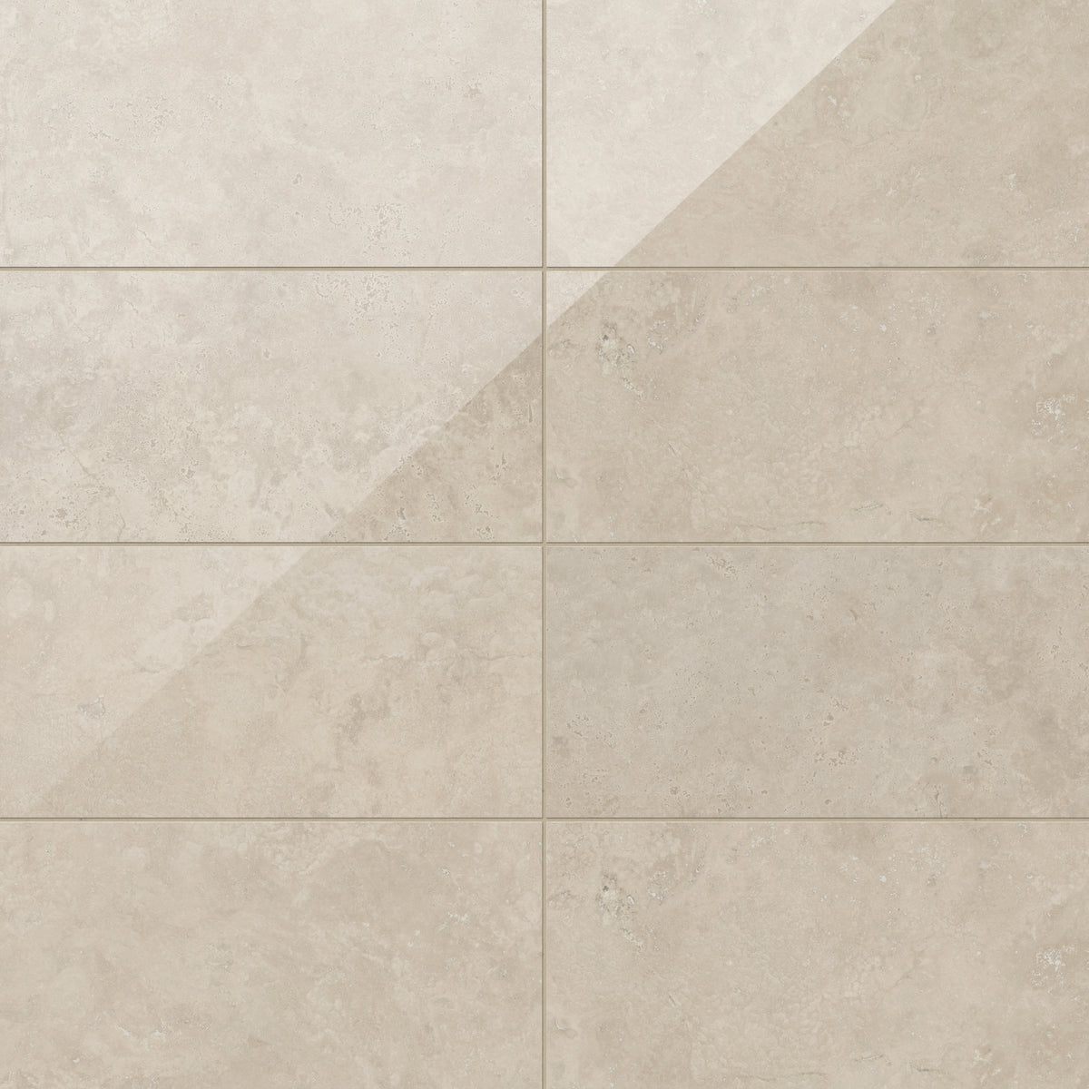 Leona 12x24 Polished Porcelain Tile in Marfil