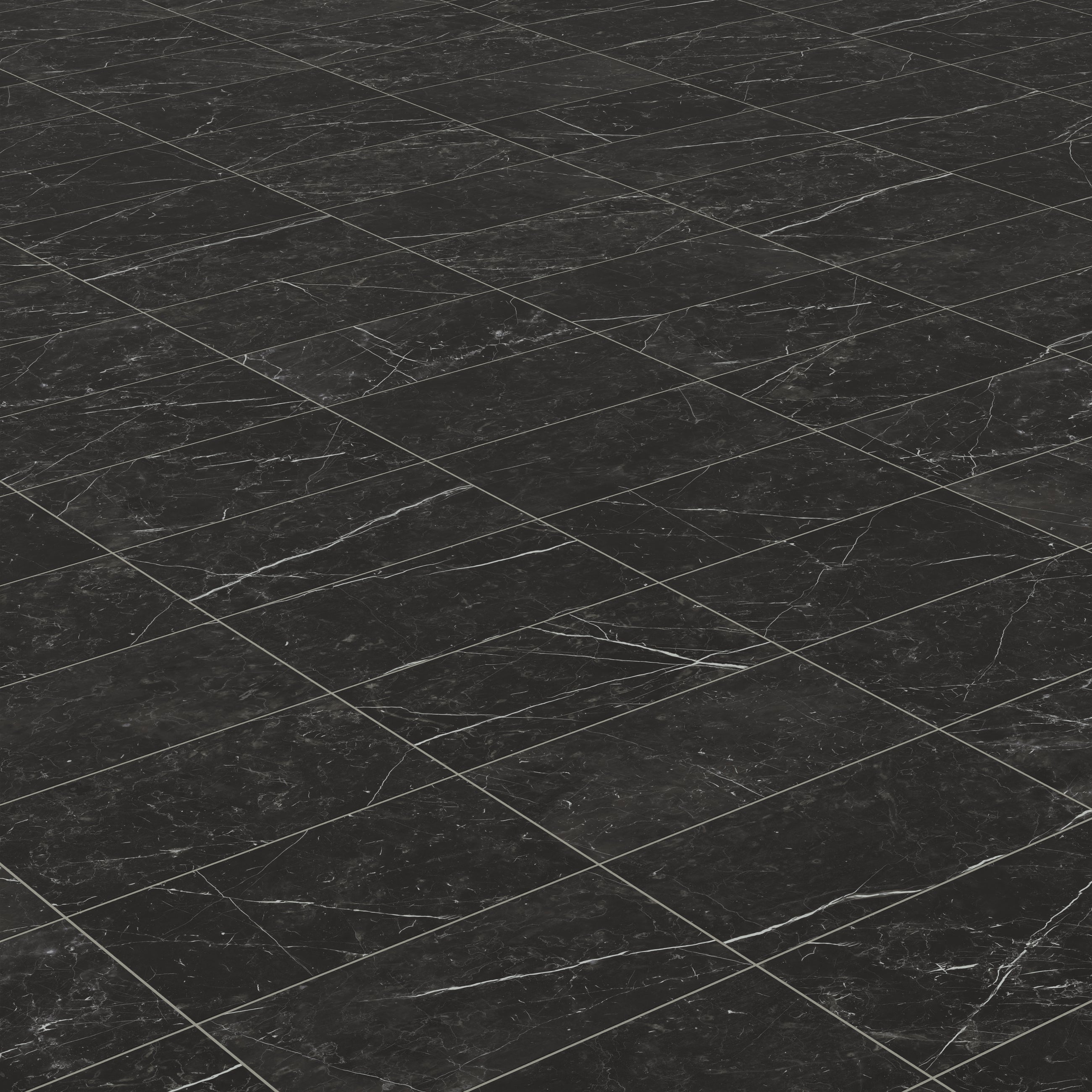Leona 12x24 Matte Porcelain Tile in Nero Marquina