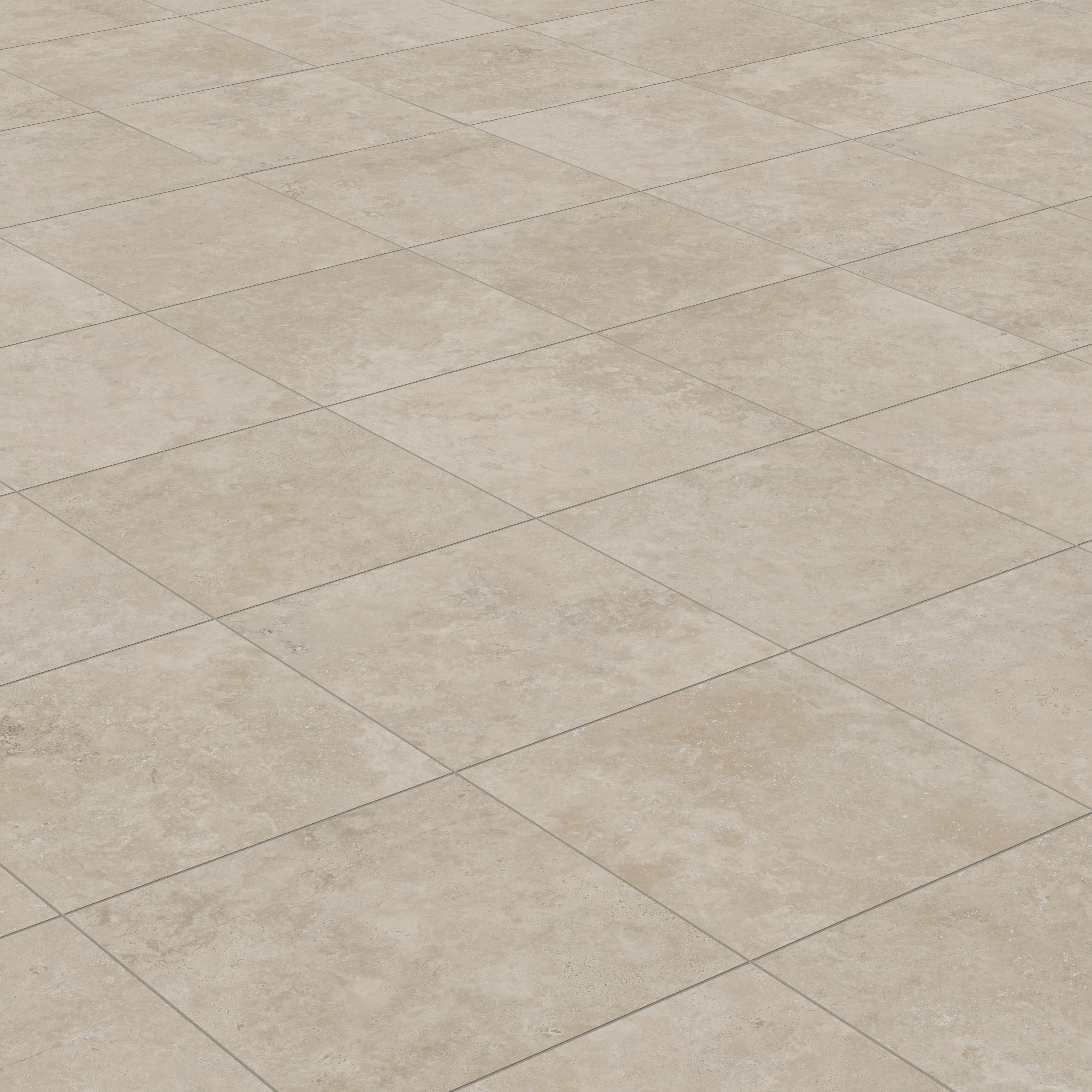 Leona 24x24 Matte Porcelain Tile in Marfil