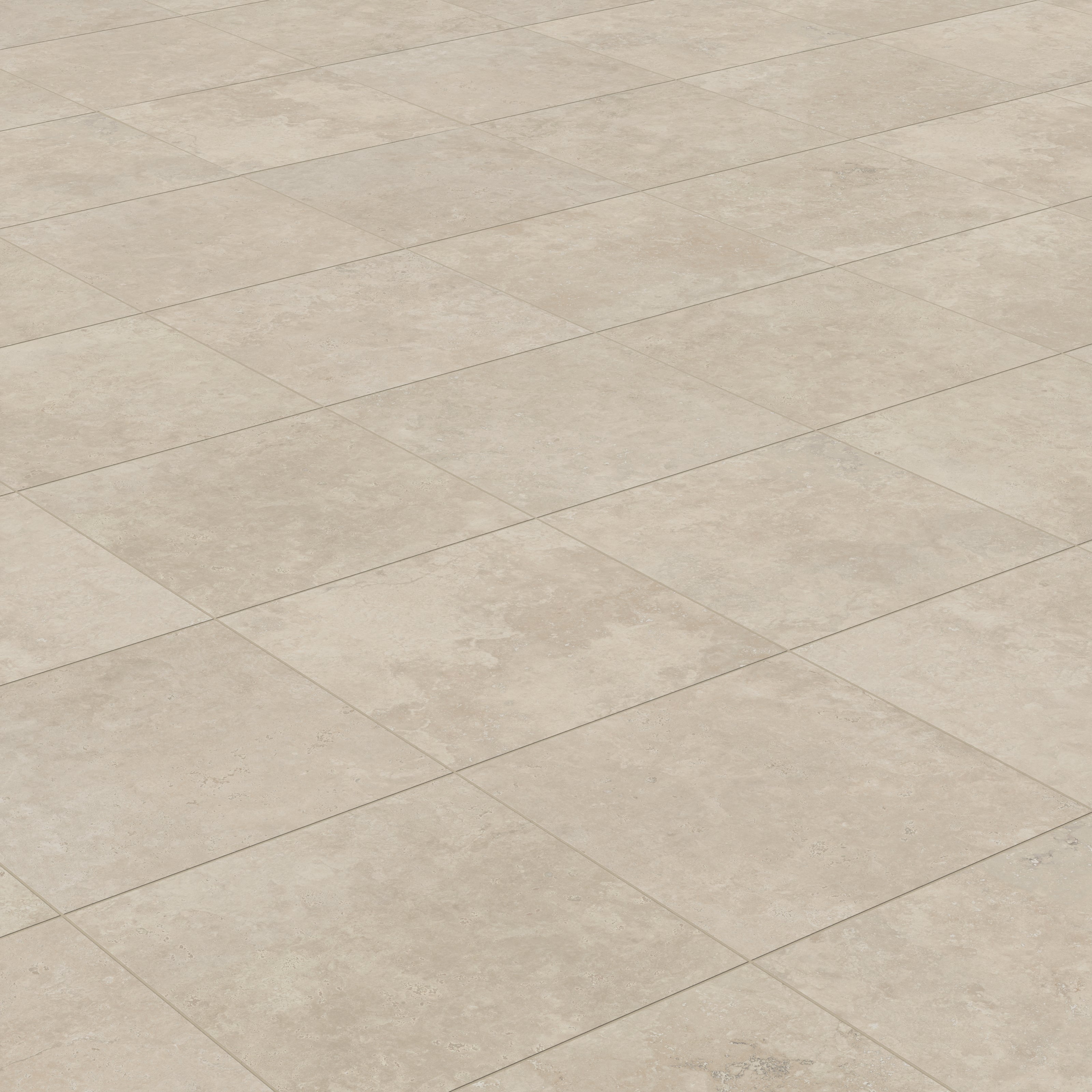 Leona 24x24 Matte Porcelain Tile in Marfil