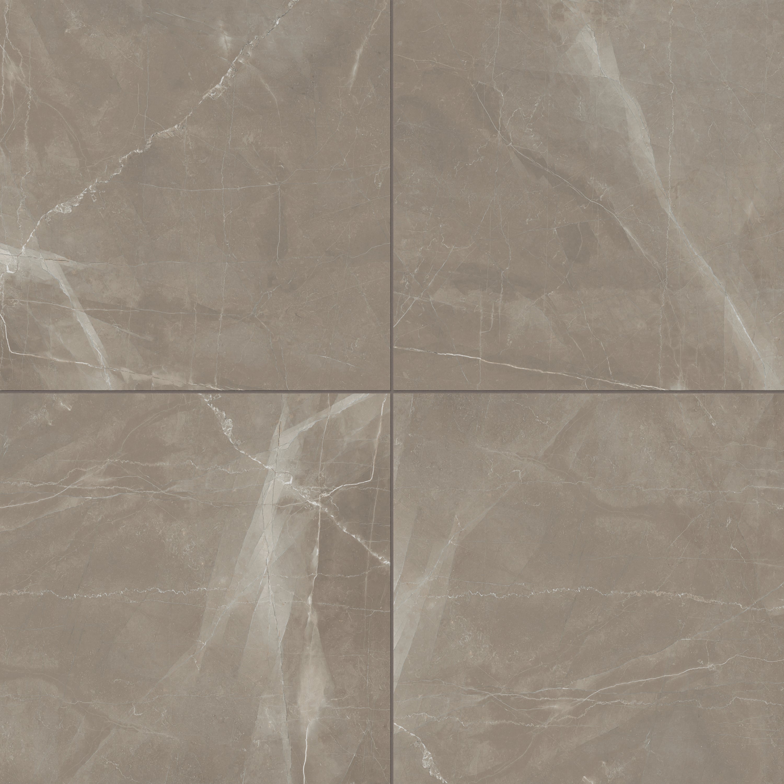Leona 24x24 Matte Porcelain Tile in Amani Bronze