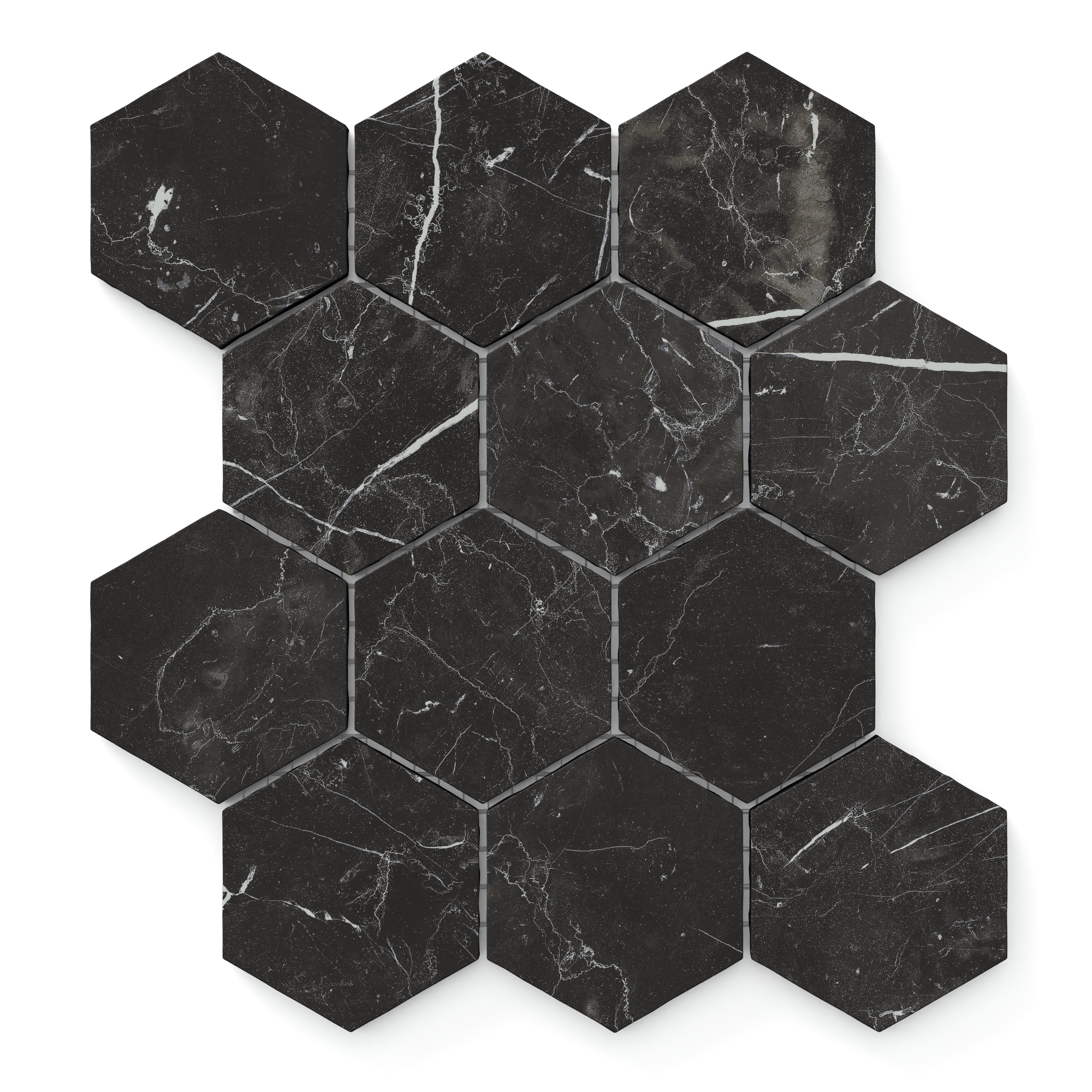 Black Mosaic Tile