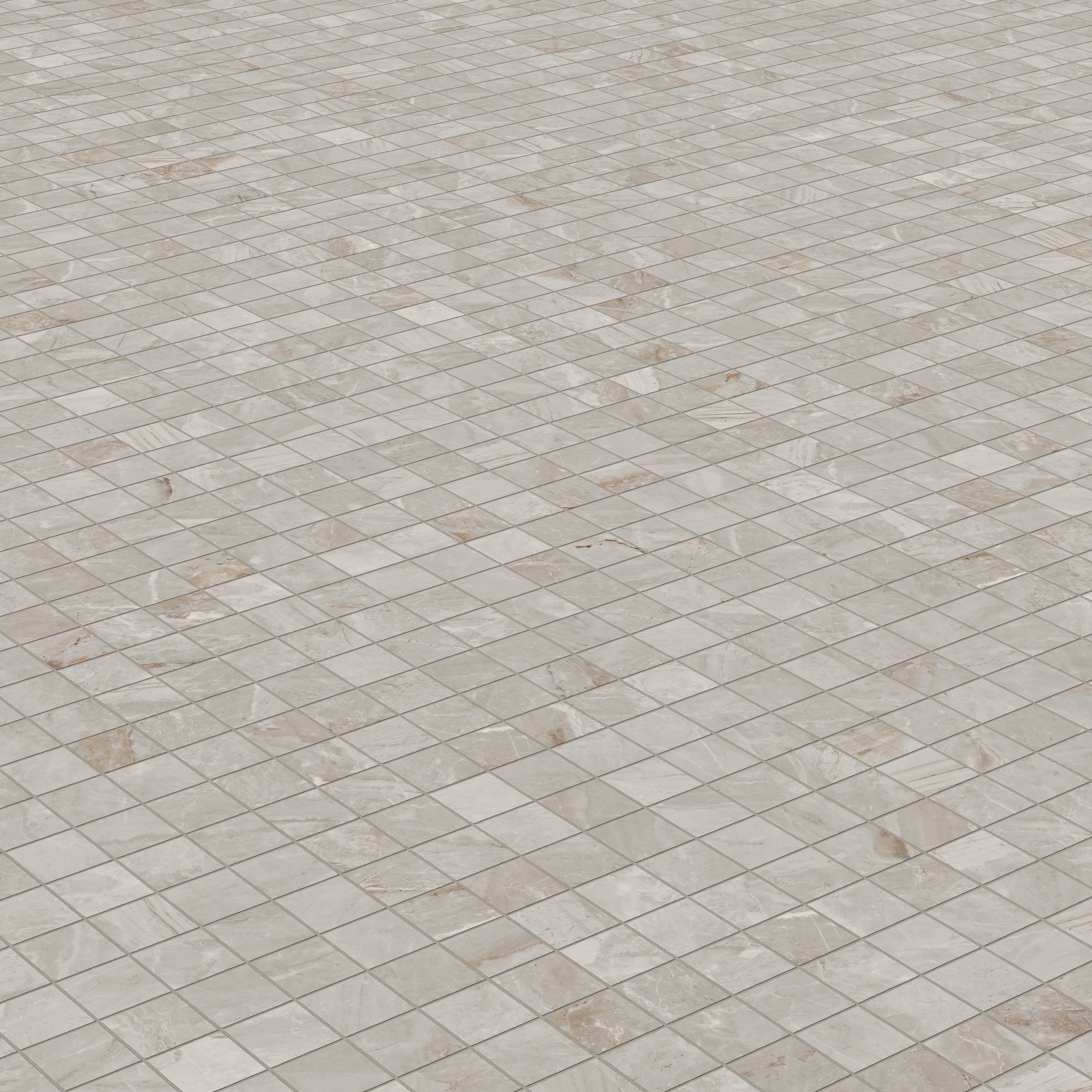 Blair 2x2 Matte Porcelain Mosaic Tile in Oniciata Beige