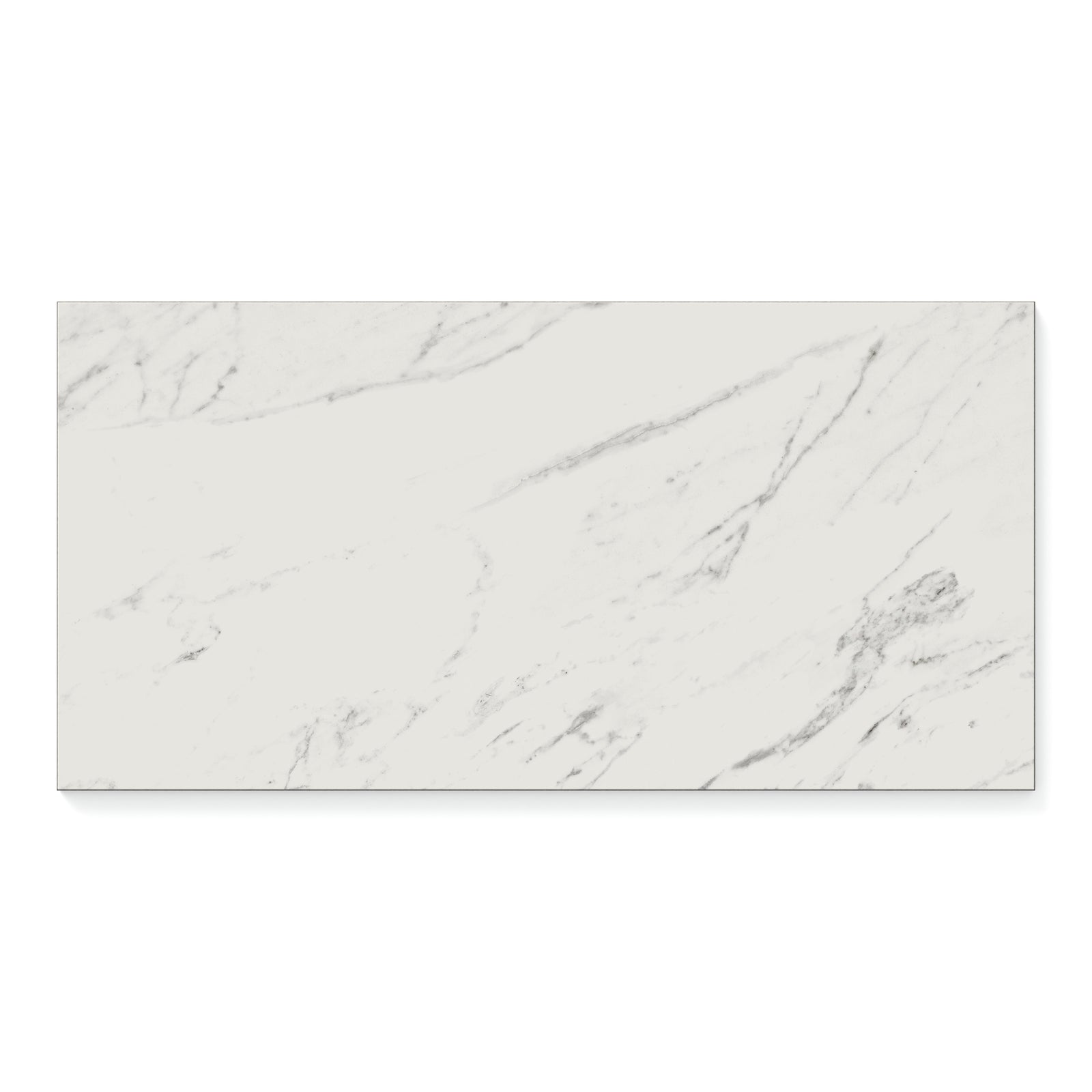 Blair 12x24 Matte Porcelain Tile in White Carrara