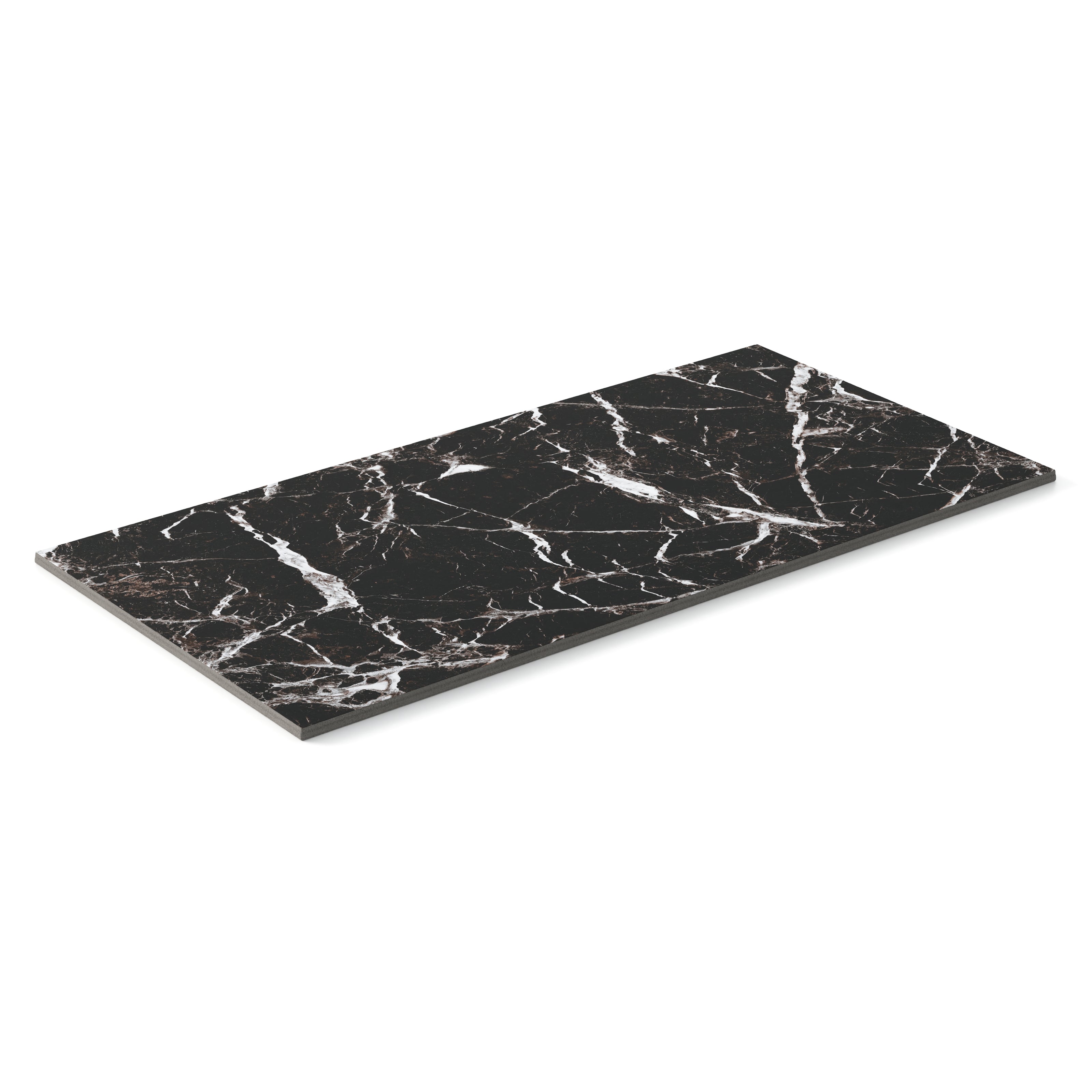 Blair 12x24 Matte Porcelain Tile in Marmo Black