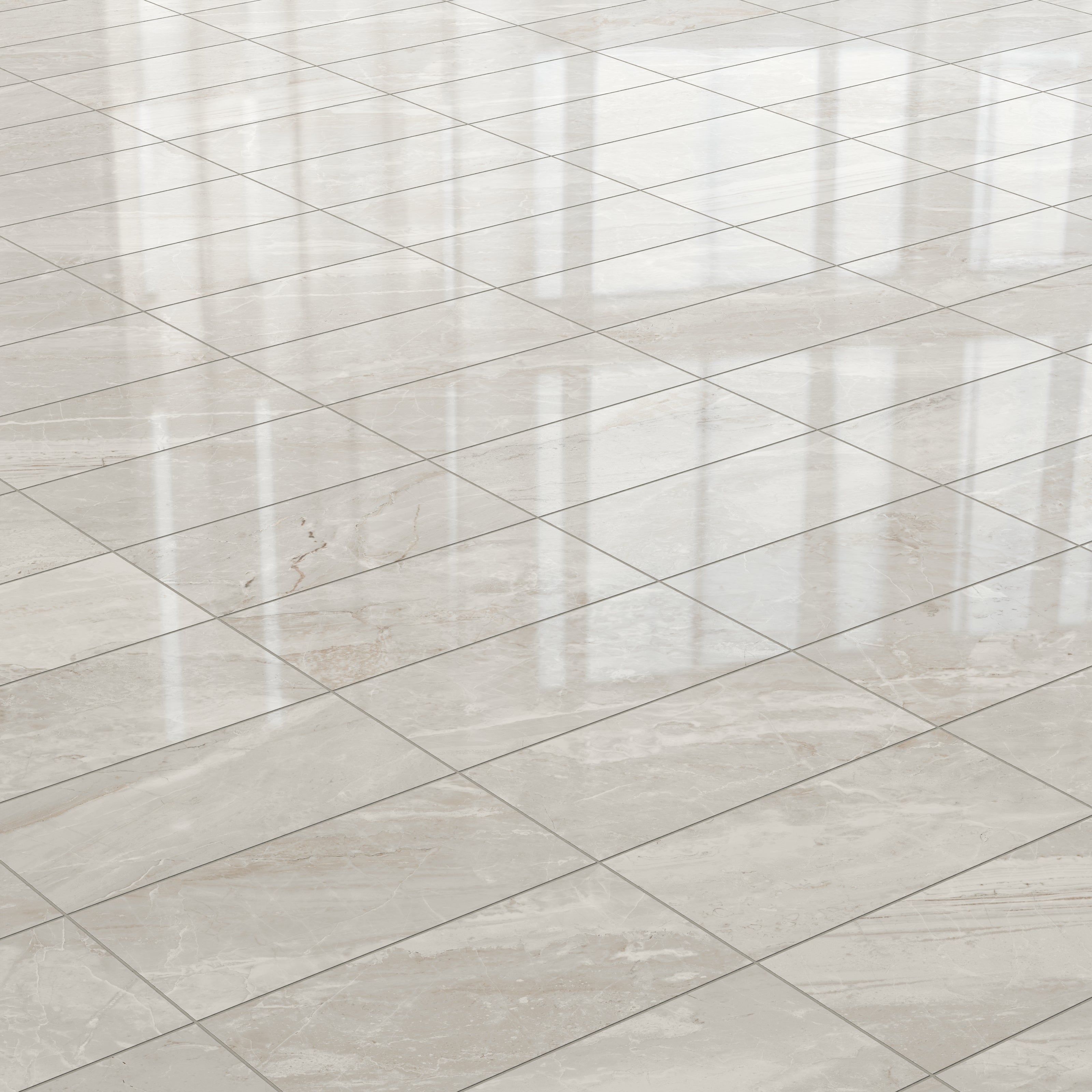 Blair 12x24 Polished Porcelain Tile in Oniciata Beige
