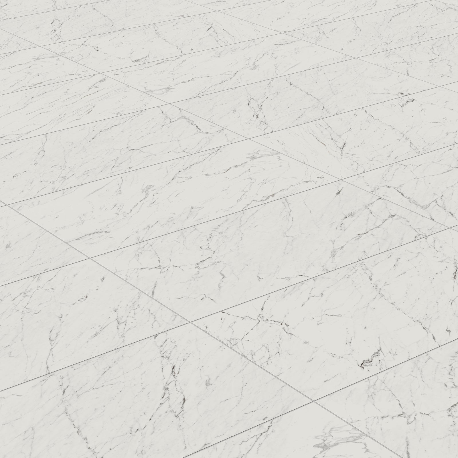 Blair 24x48 Matte Porcelain Tile in White Carrara