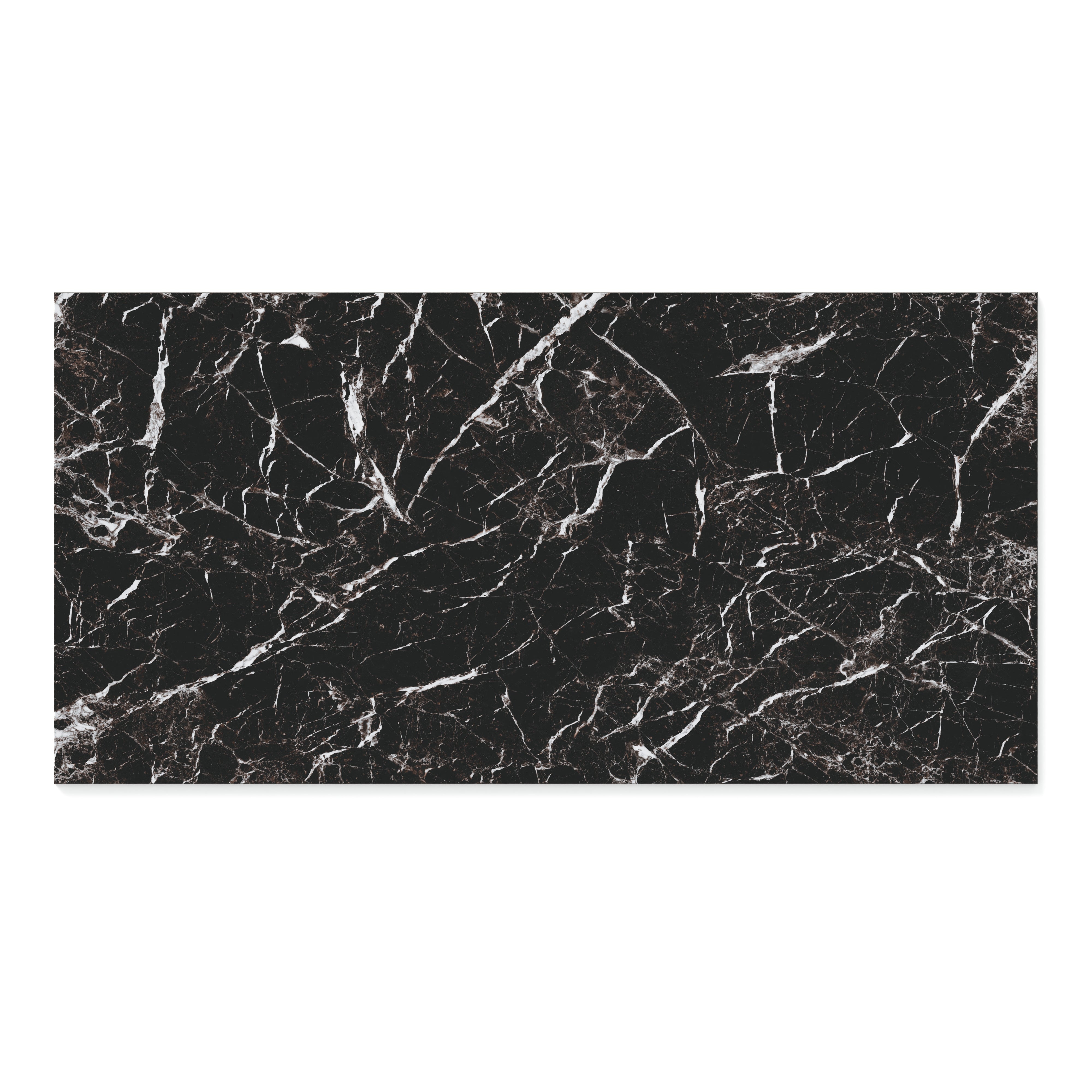Blair 24x48 Matte Porcelain Tile in Marmo Black