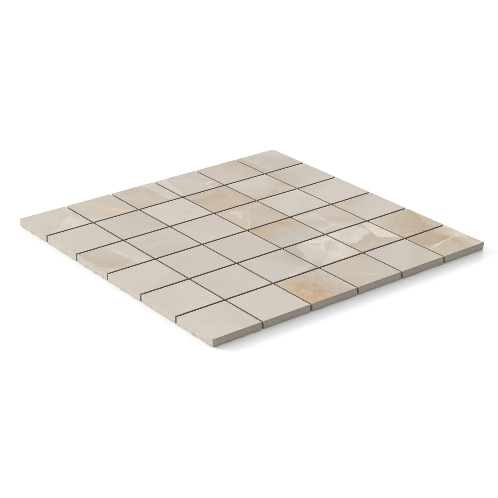 Astrid 2x2 Matte Porcelain Mosaic Tile in Sand