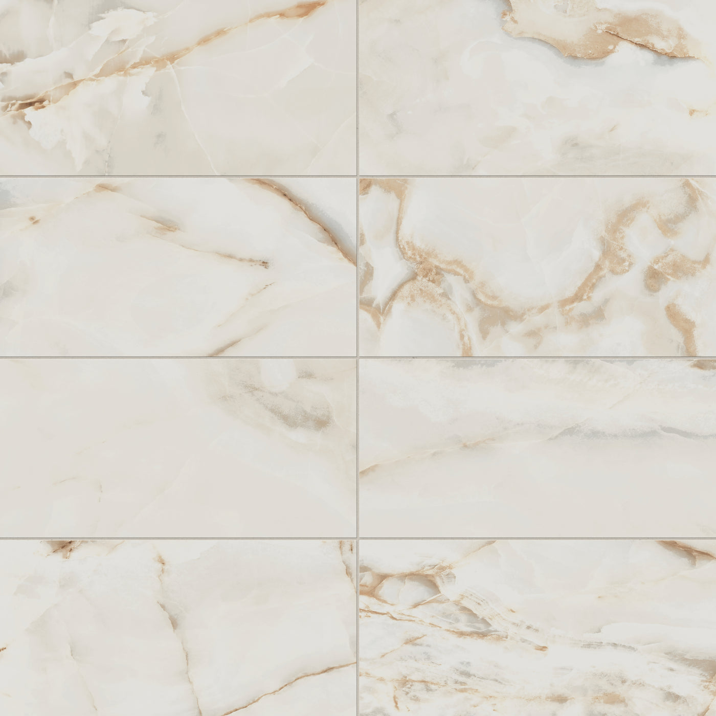Astrid 12x24 Matte Porcelain Tile in Alabaster