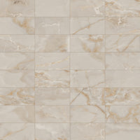 Astrid Sand 12x24 Matte: Gleaming Onyx-Style Porcelain Elegance