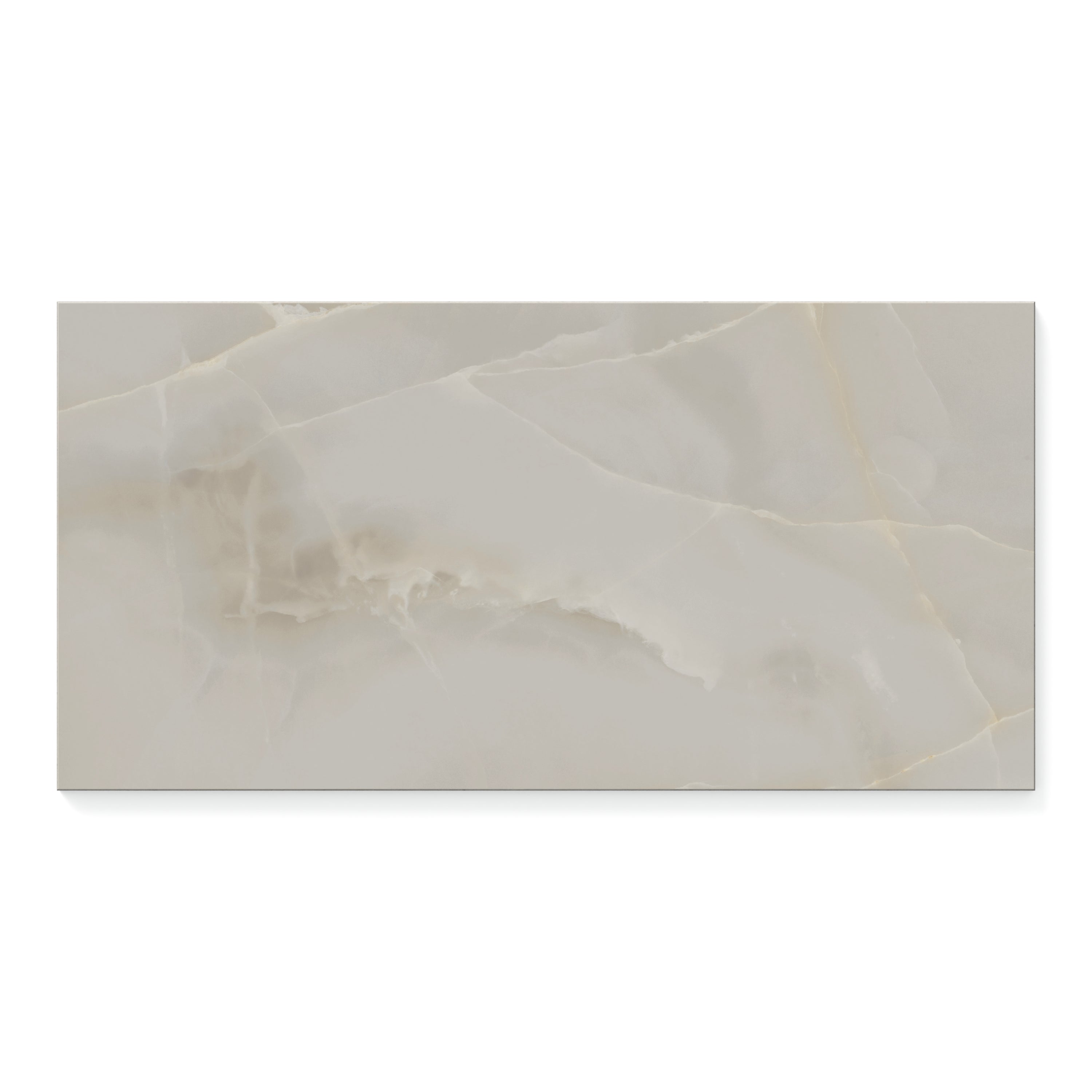 Astrid 12x24 Polished Porcelain Tile in Oyster