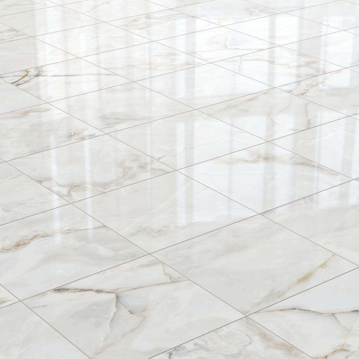 Astrid Pearl 24x24 Polished: Onyx-Style Porcelain Wall and Floor Tile