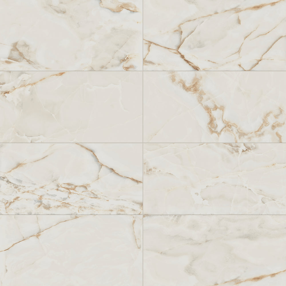 Astrid 24x48 Matte Porcelain Tile in Alabaster