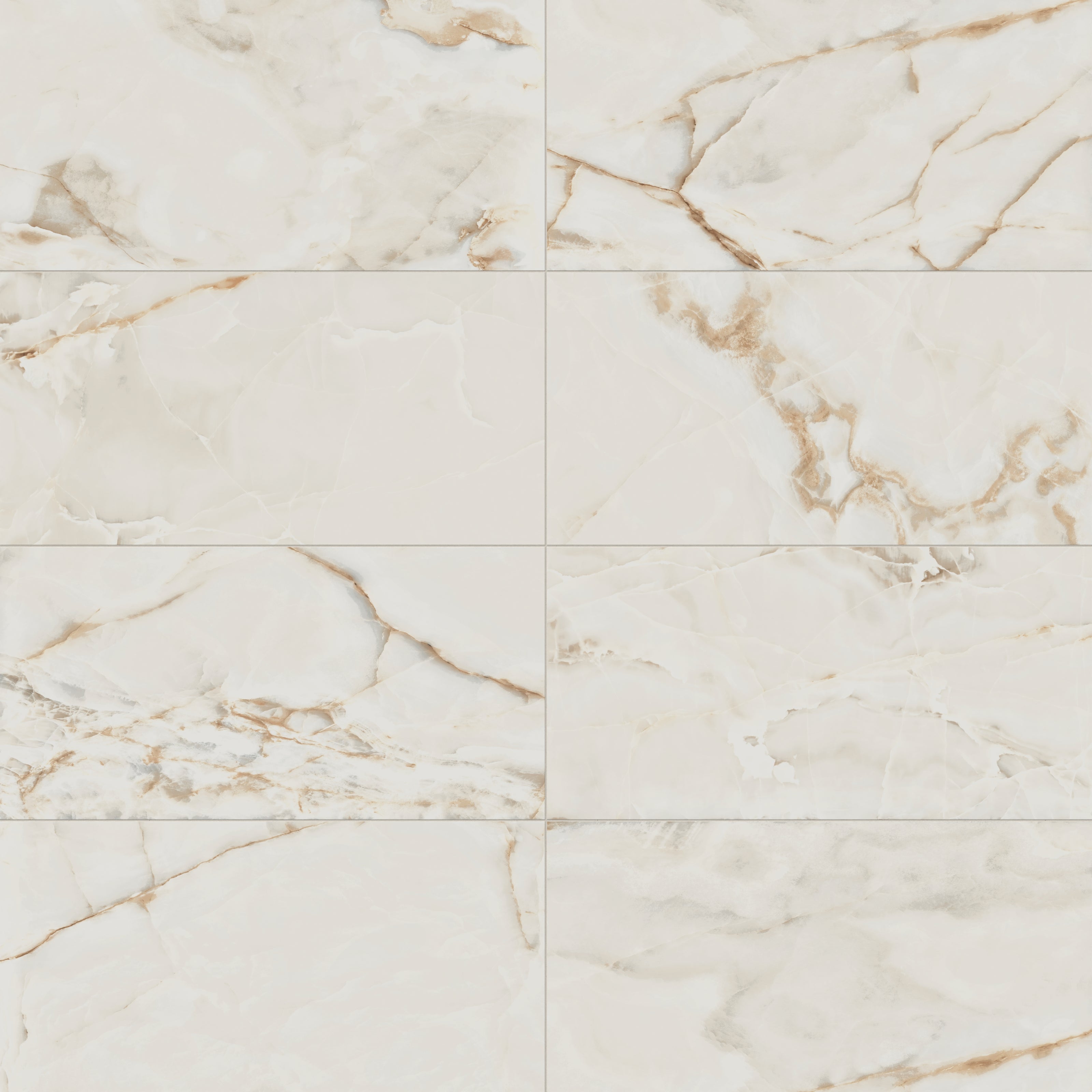 Astrid 24x48 Matte Porcelain Tile in Alabaster