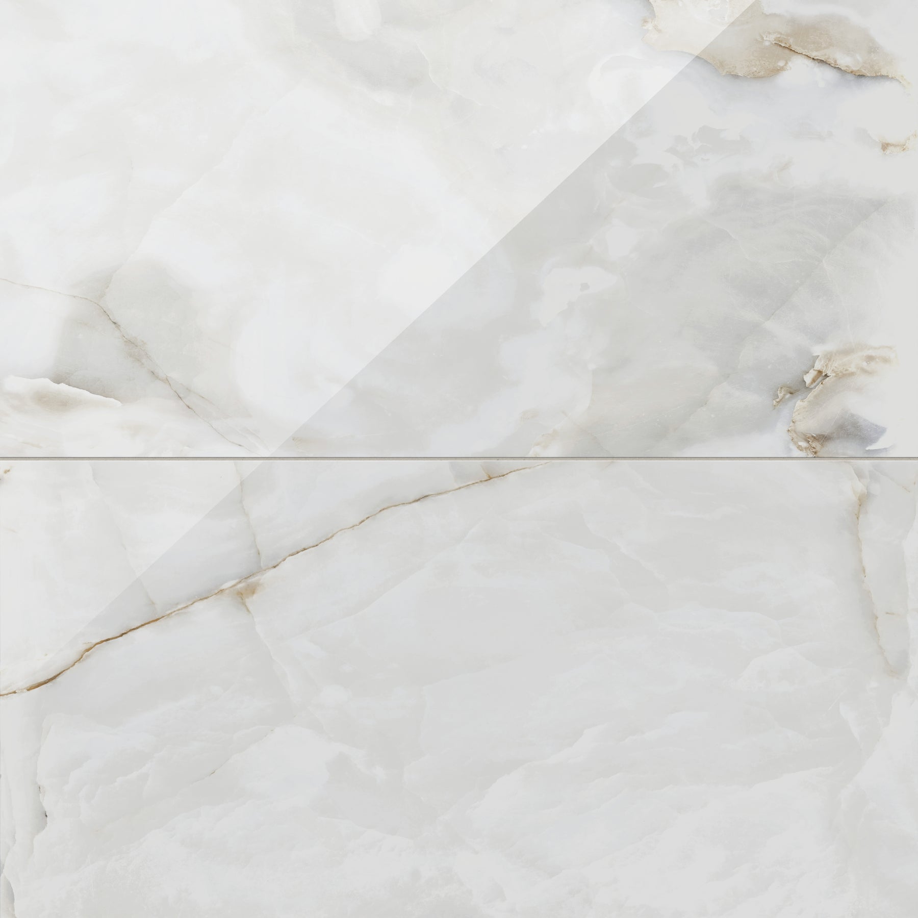 Astrid 24x48 Polished Porcelain Tile in Pearl
