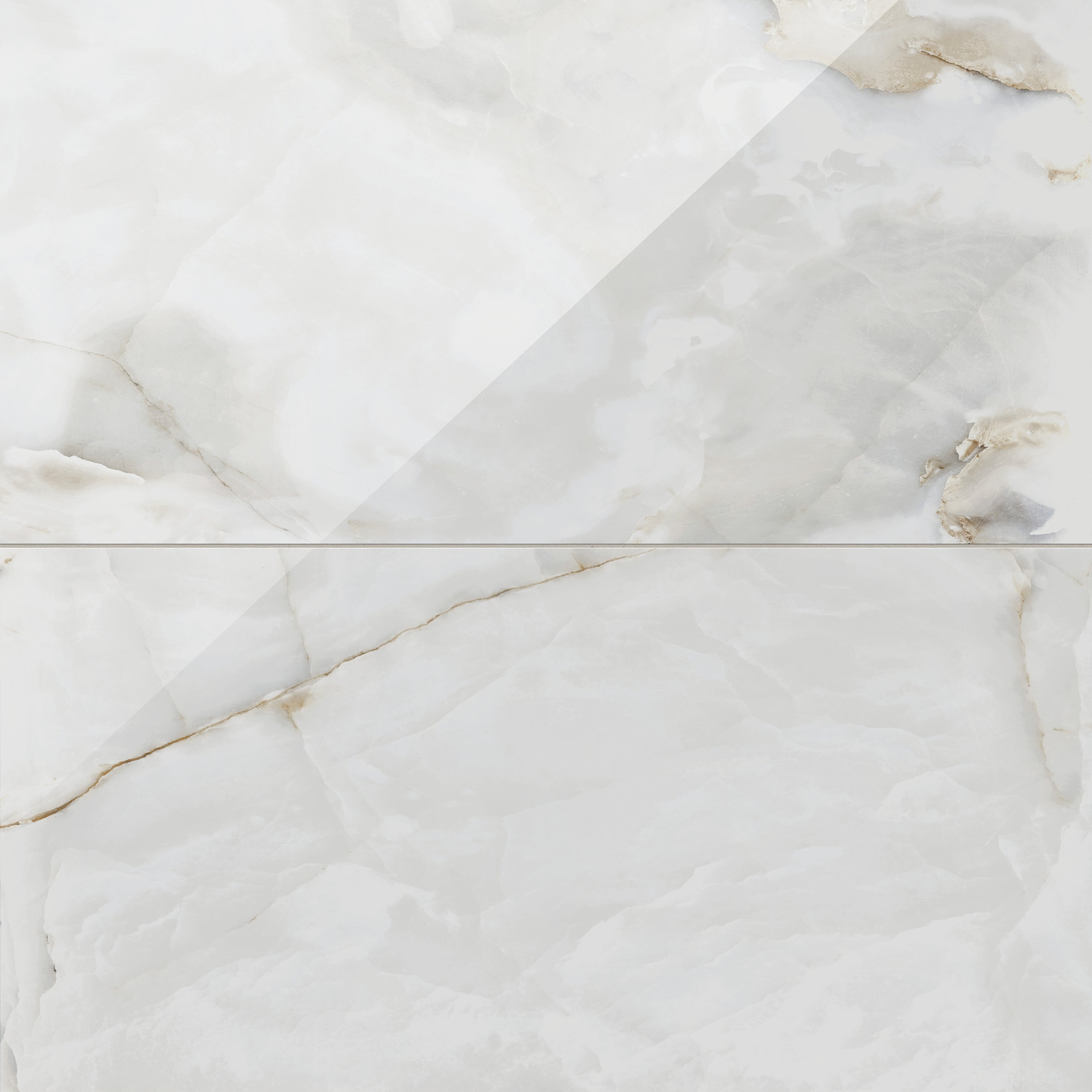 Astrid 24x48 Polished Porcelain Tile in Pearl
