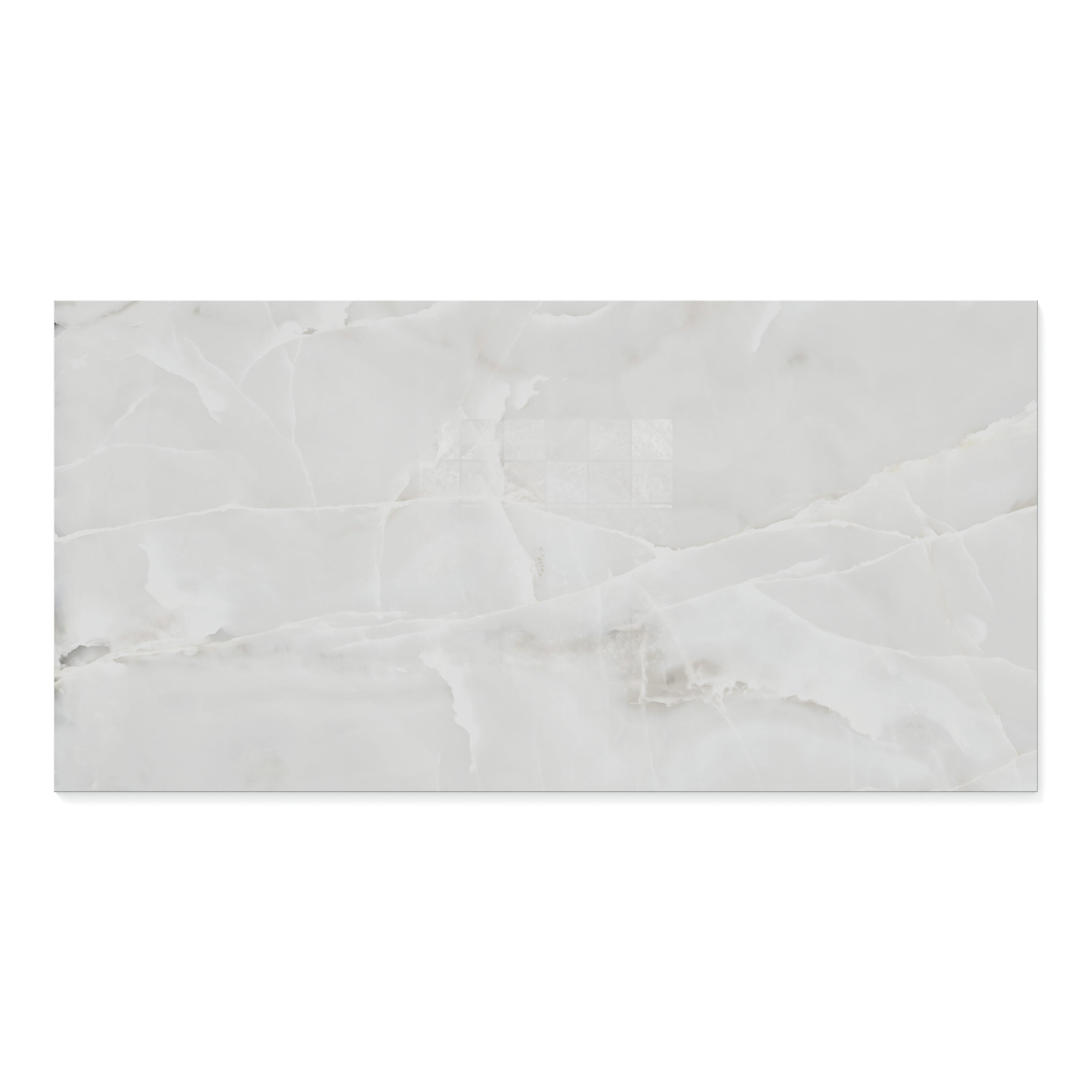 Astrid 24x48 Polished Porcelain Tile in Pearl