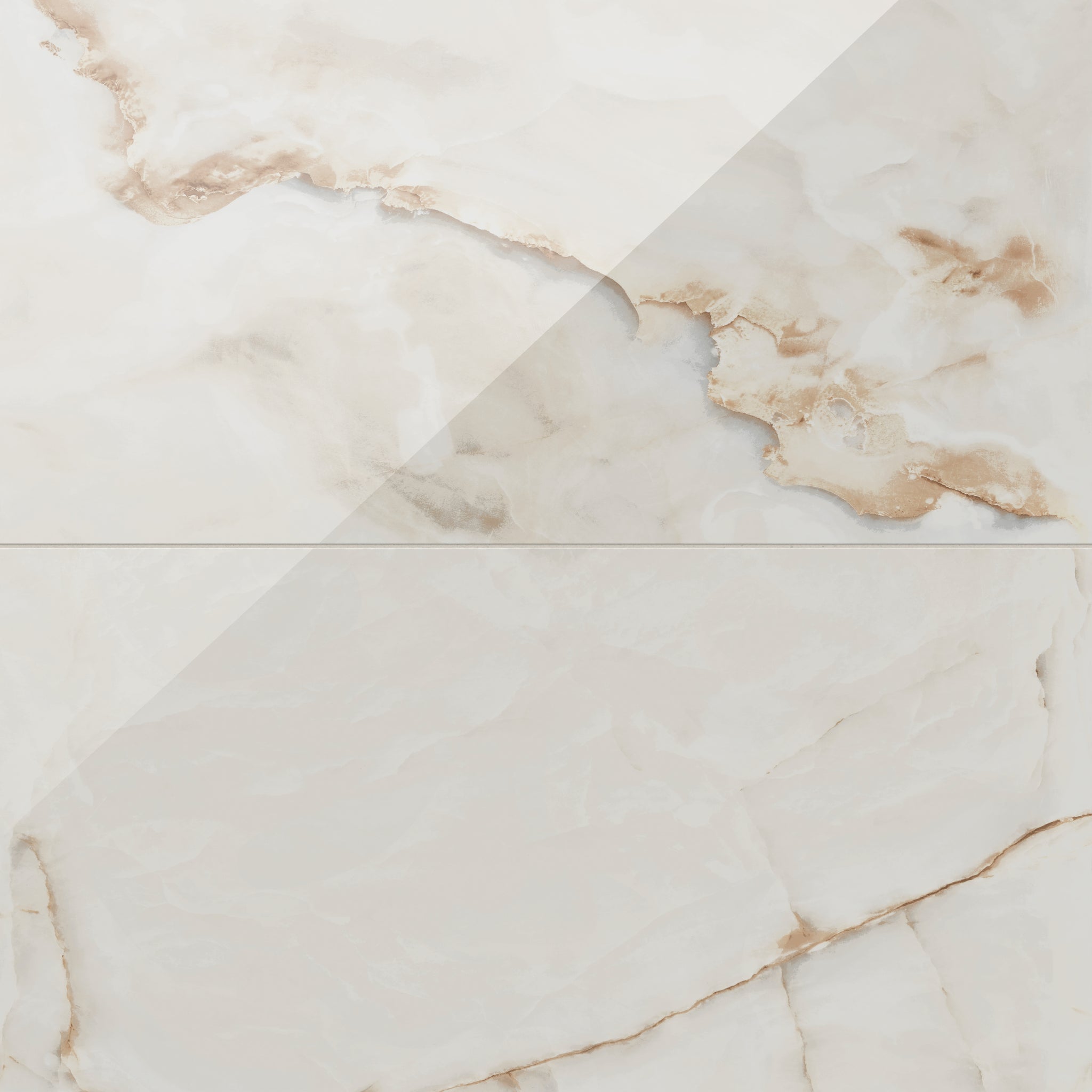 Astrid 24x48 Polished Porcelain Tile in Alabaster