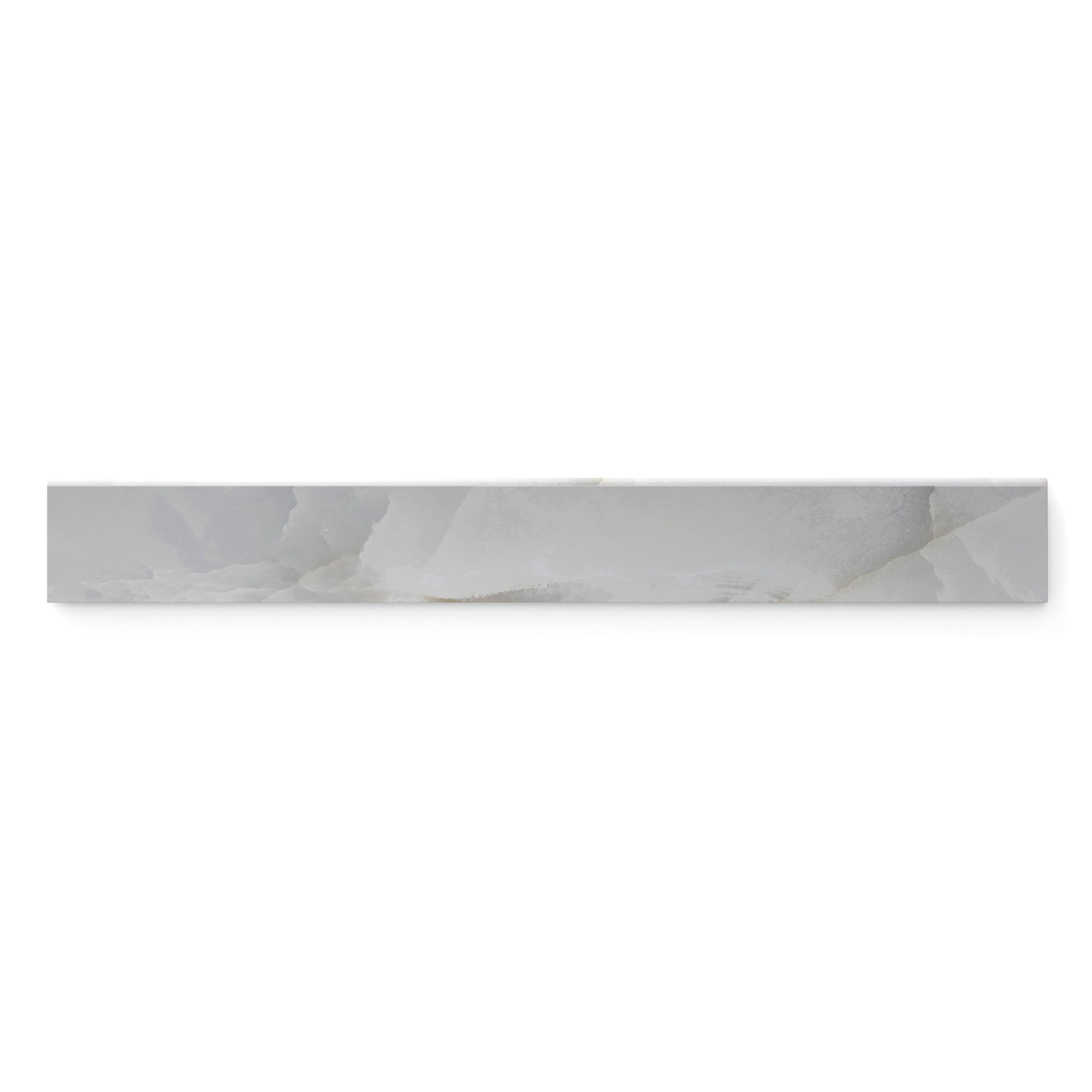 Astrid 3x24 Matte Porcelain Bullnose Tile in Slate