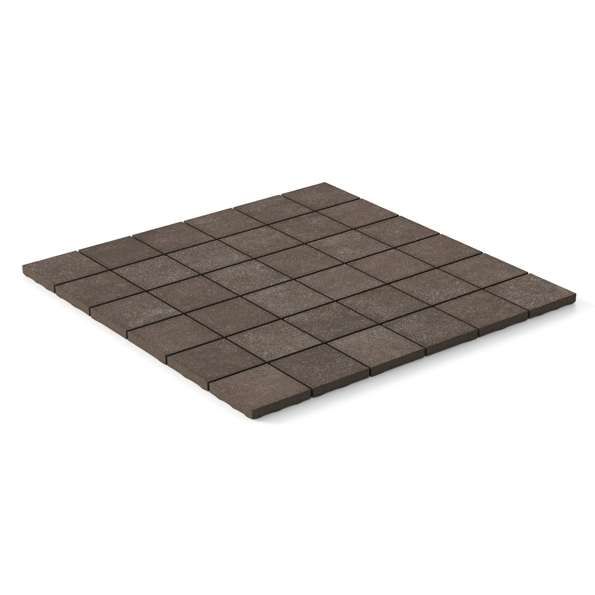 Wyatt 2x2 Matte Porcelain Mosaic Tile in Espresso