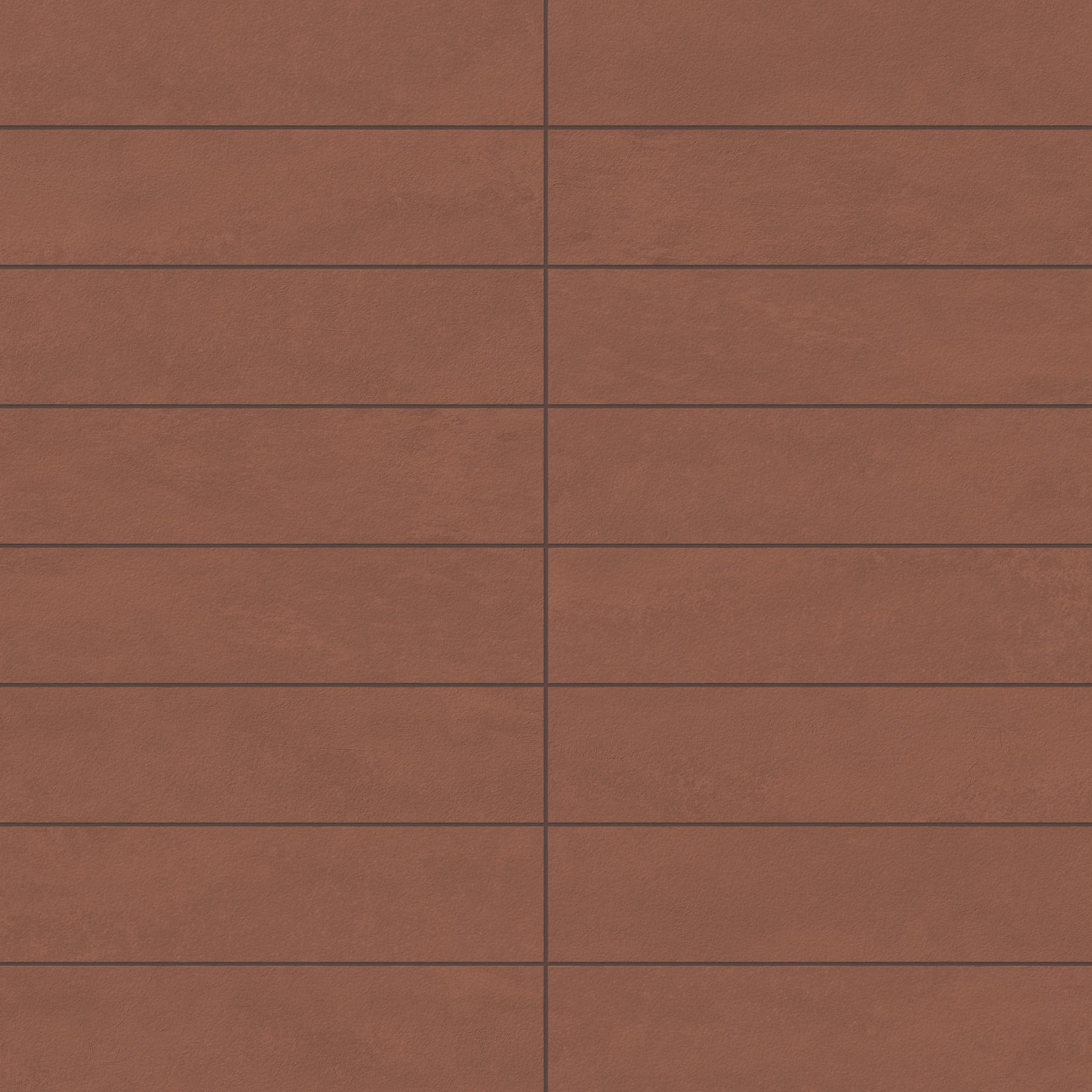 Dax 6x24 Matte Porcelain Tile in Rust