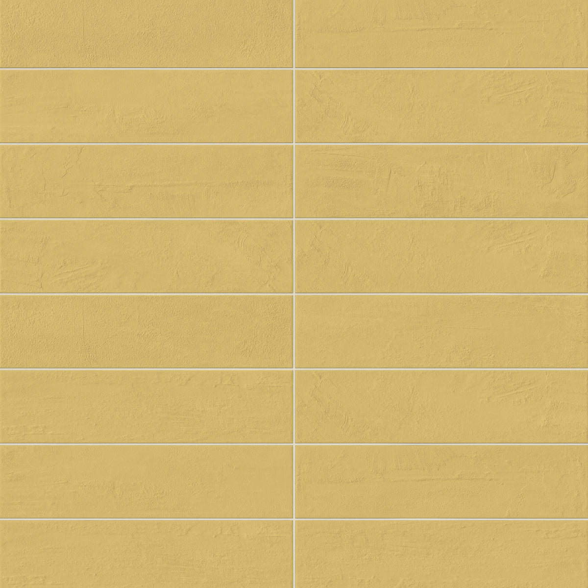Dax 6x24 Matte Porcelain Tile in Mustard