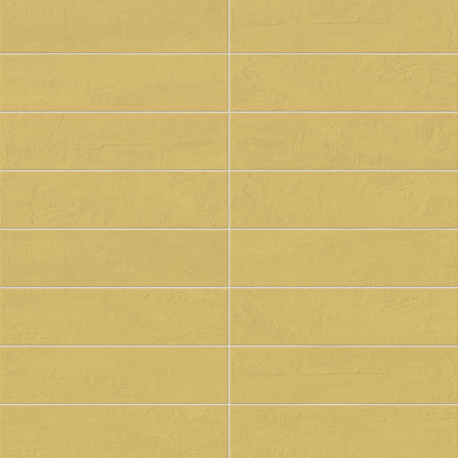 Dax 6x24 Matte Porcelain Tile in Mustard