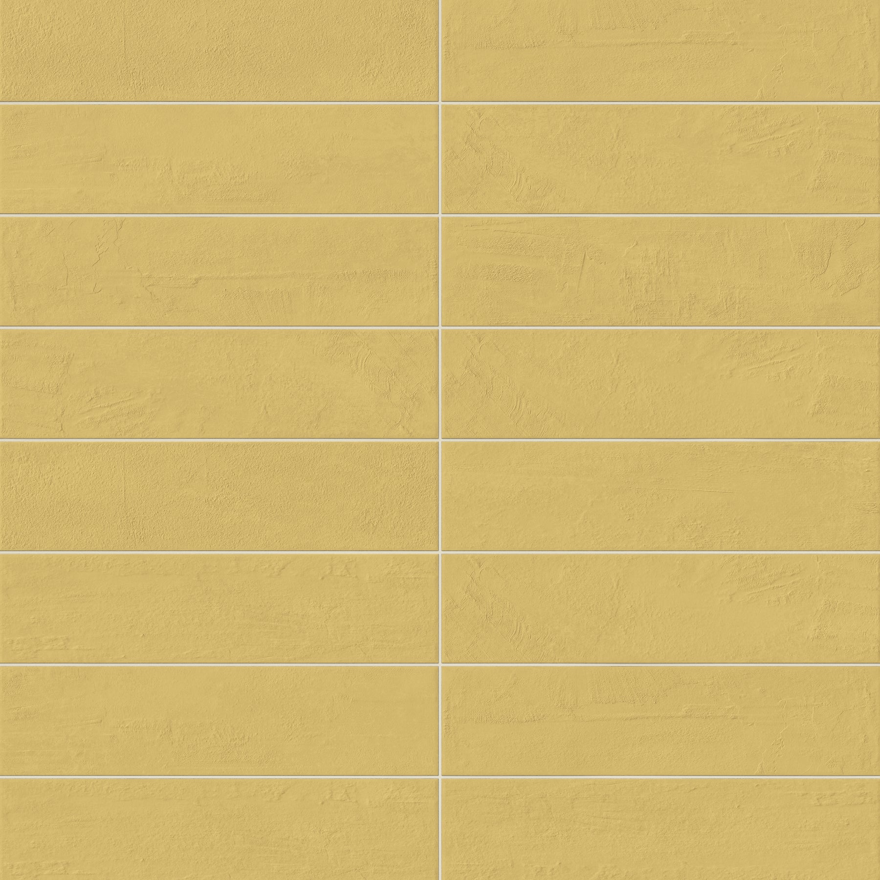 Dax 6x24 Matte Porcelain Tile in Mustard